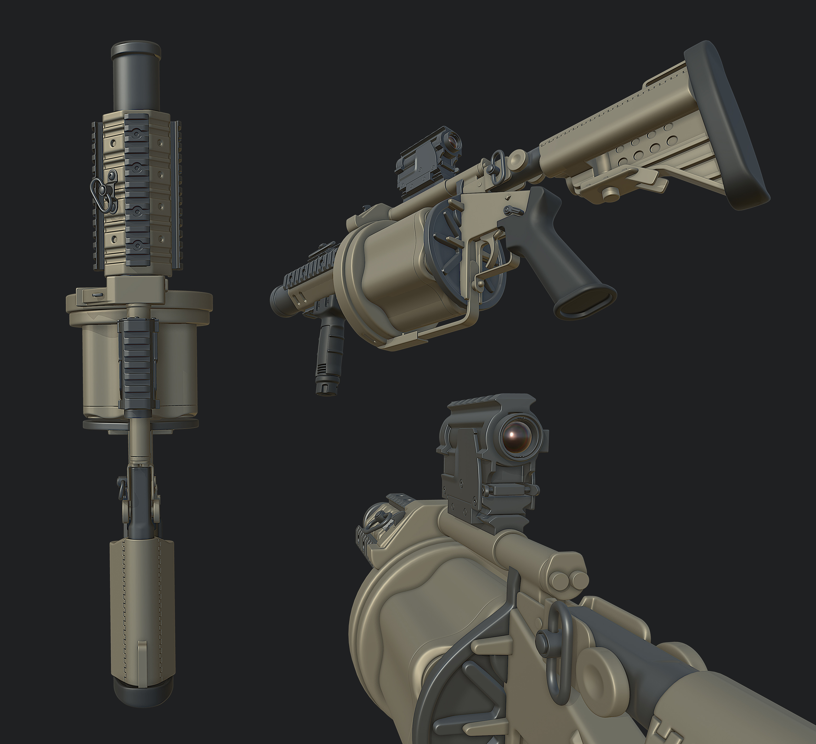 Thomas Butters - Grenade launcher - Milkor MLG - Rust