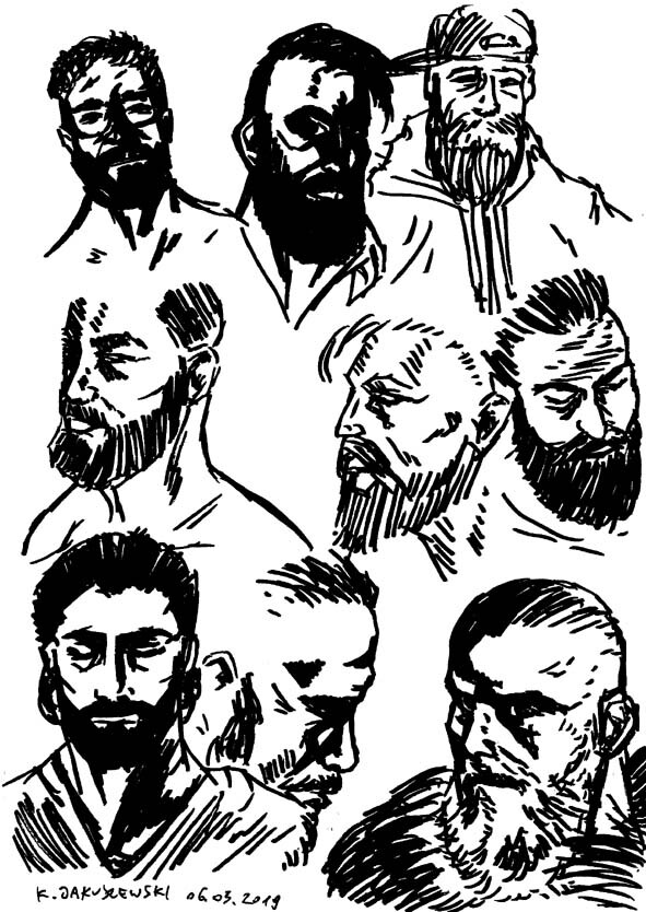 ArtStation - Bearded guys