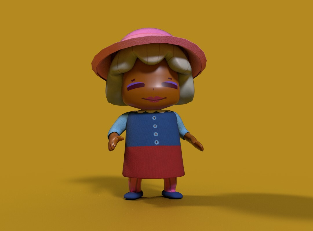 ArtStation - Grandma_Game Character&Animation