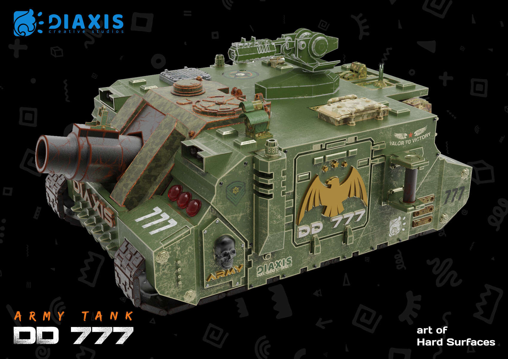 ArtStation - DD777 Tank