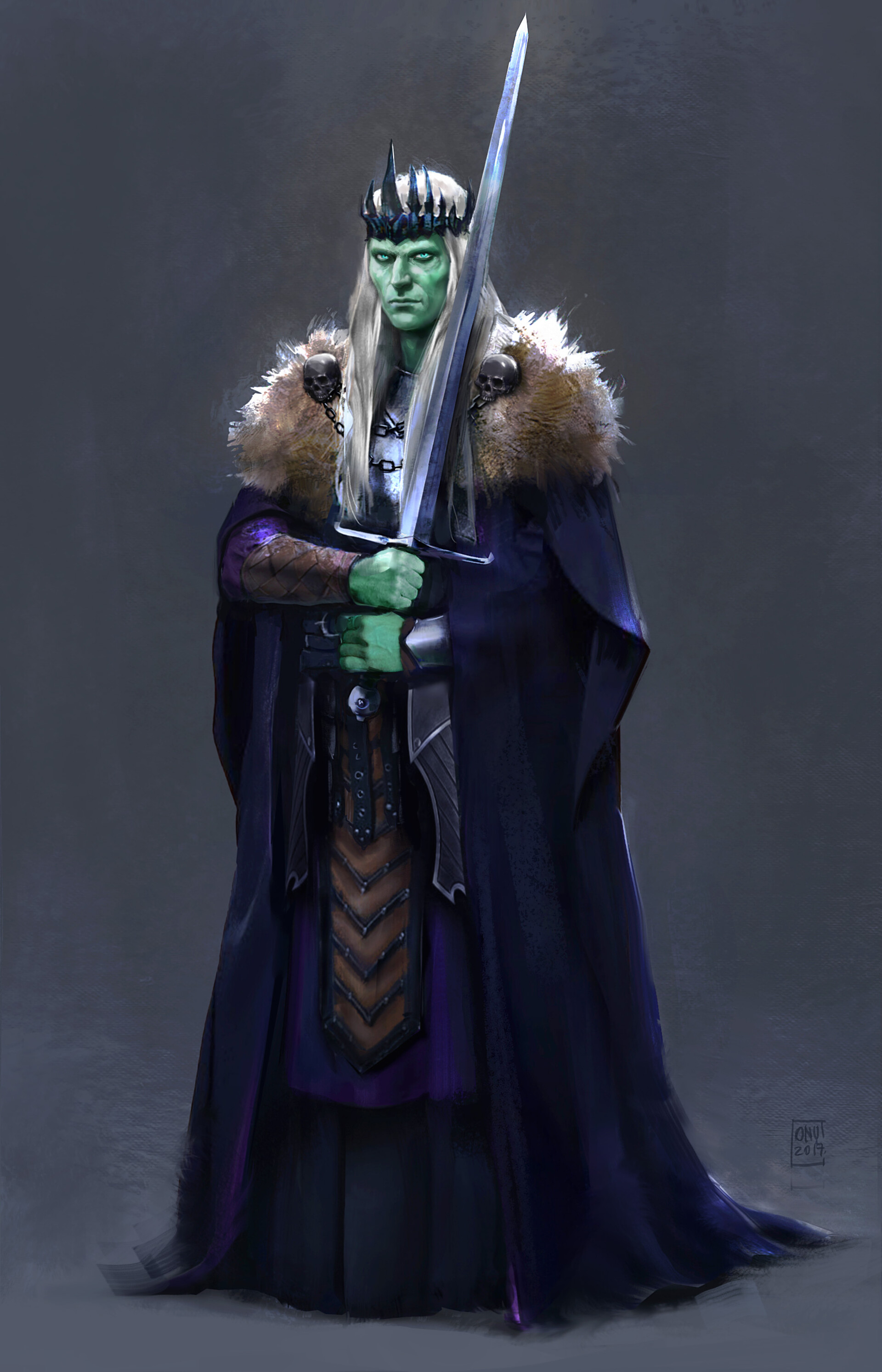 ArtStation - The Fallen King- concept character