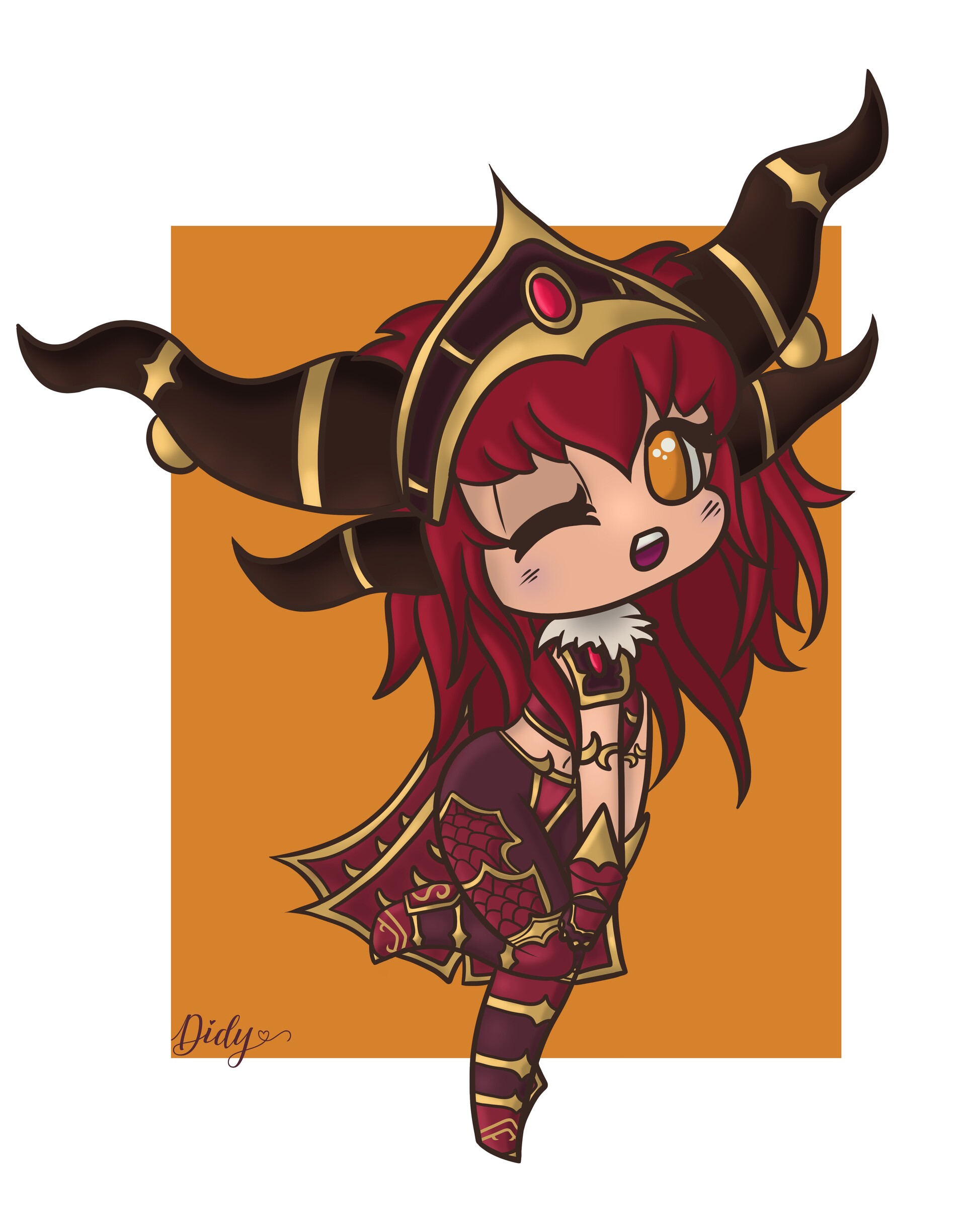 ArtStation - Alexstrasza chibi