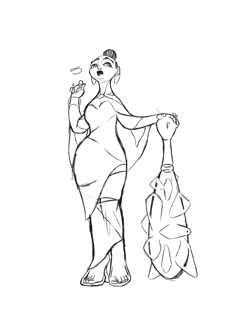 how to draw crystal queen