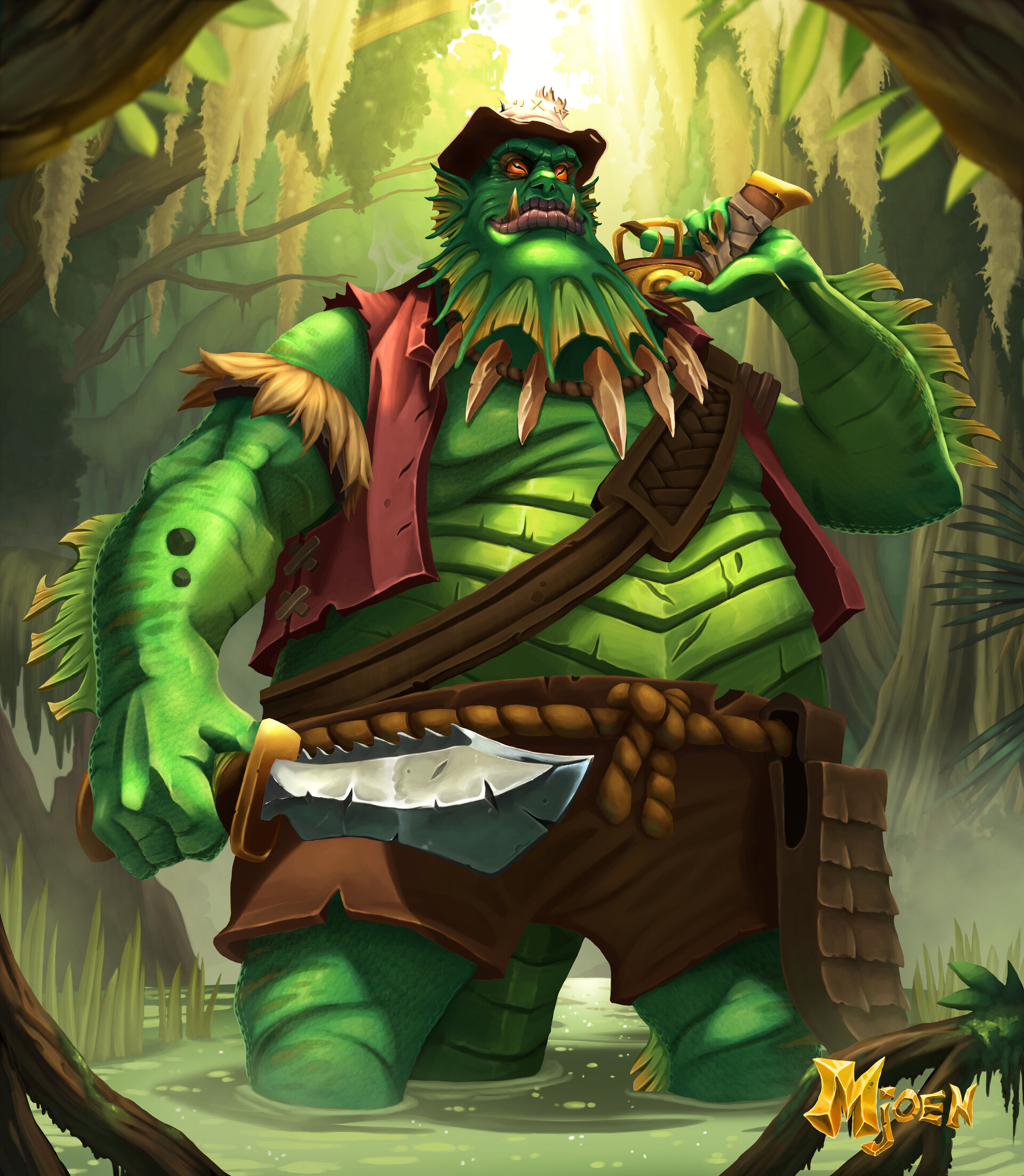 ArtStation - Claude the Swamp Guide