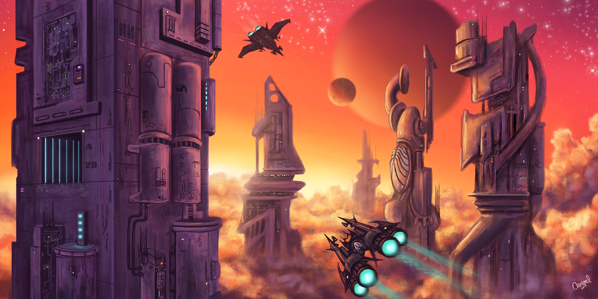 ArtStation - Synth Wave Seven