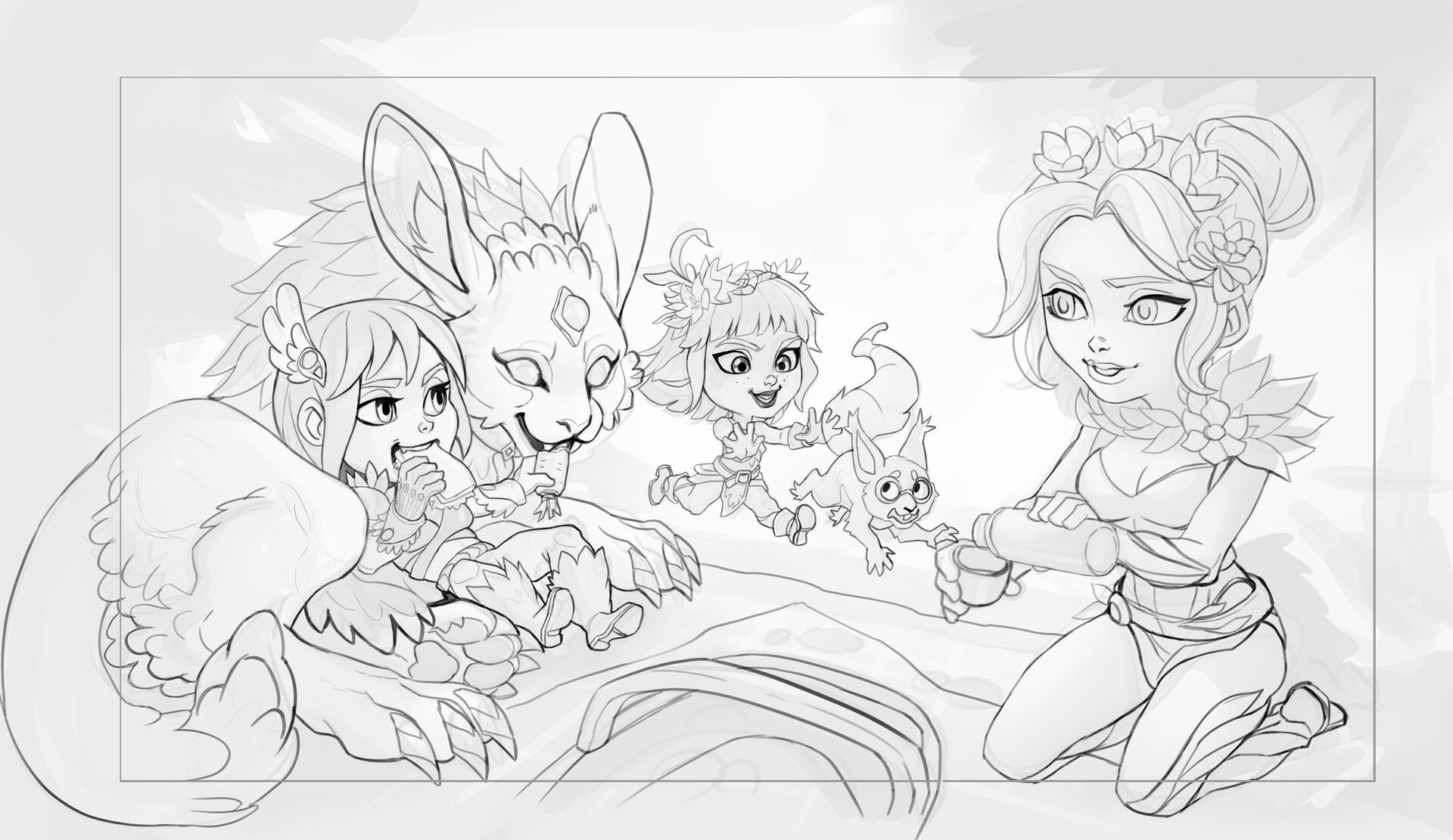 hero wars coloring pages