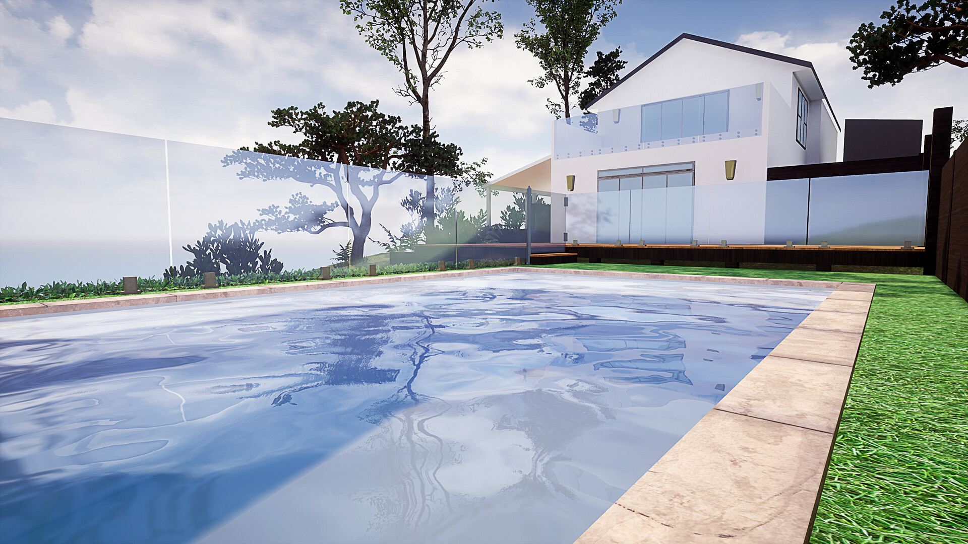 ArtStation - Pool design visualization