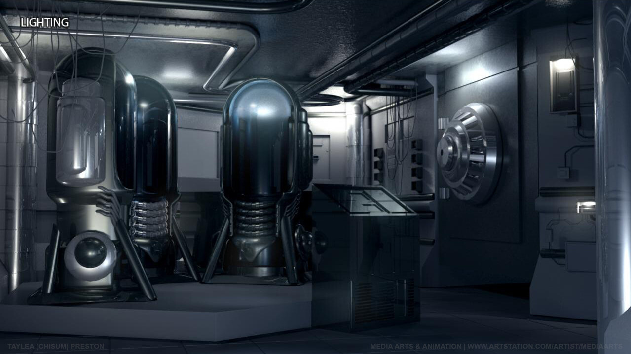 Eudy's Media Arts - Taylea (Chisum) Preston | 60s Era Cryo Pod Room