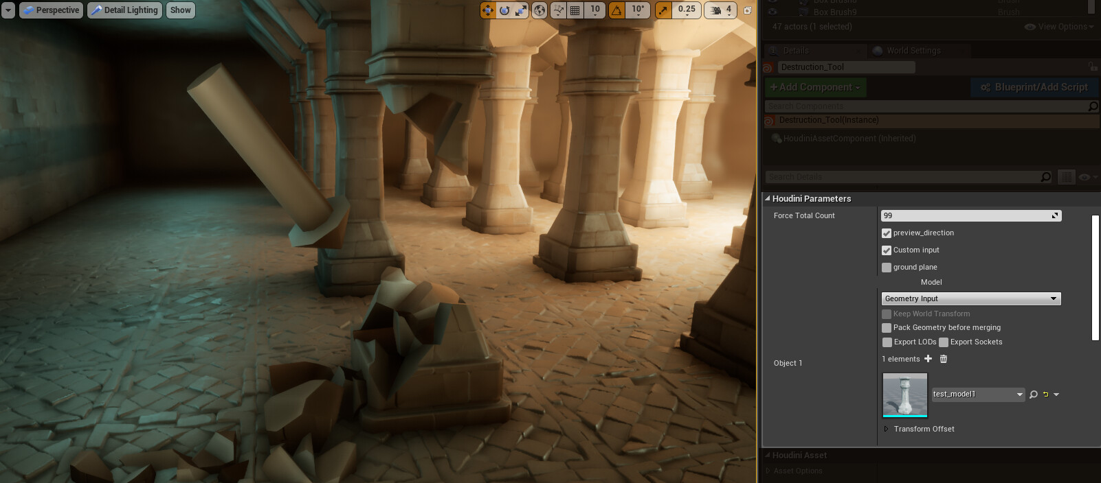 Simon Verstraete - Houdini Tool: Fast Destruction