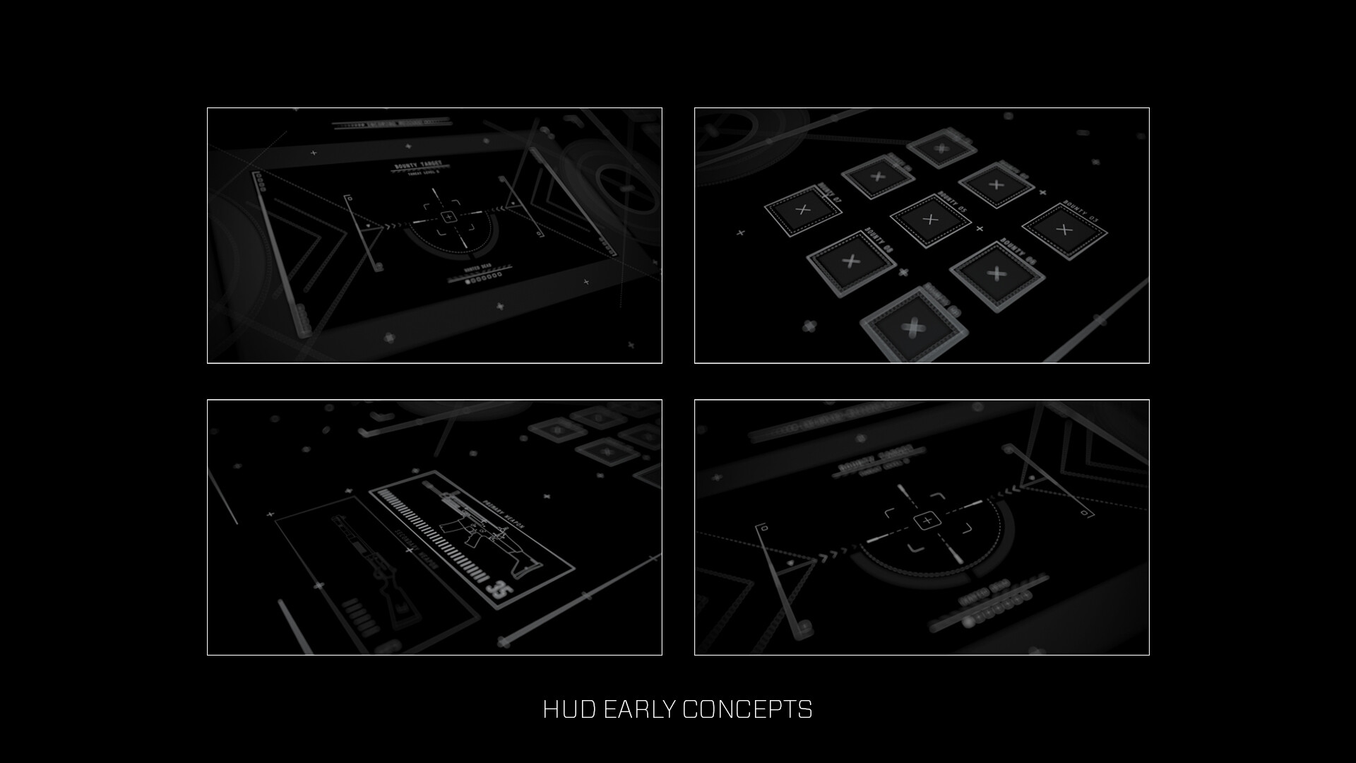 Wayne Porter - HUD Design Concept - The Bounty Hunter