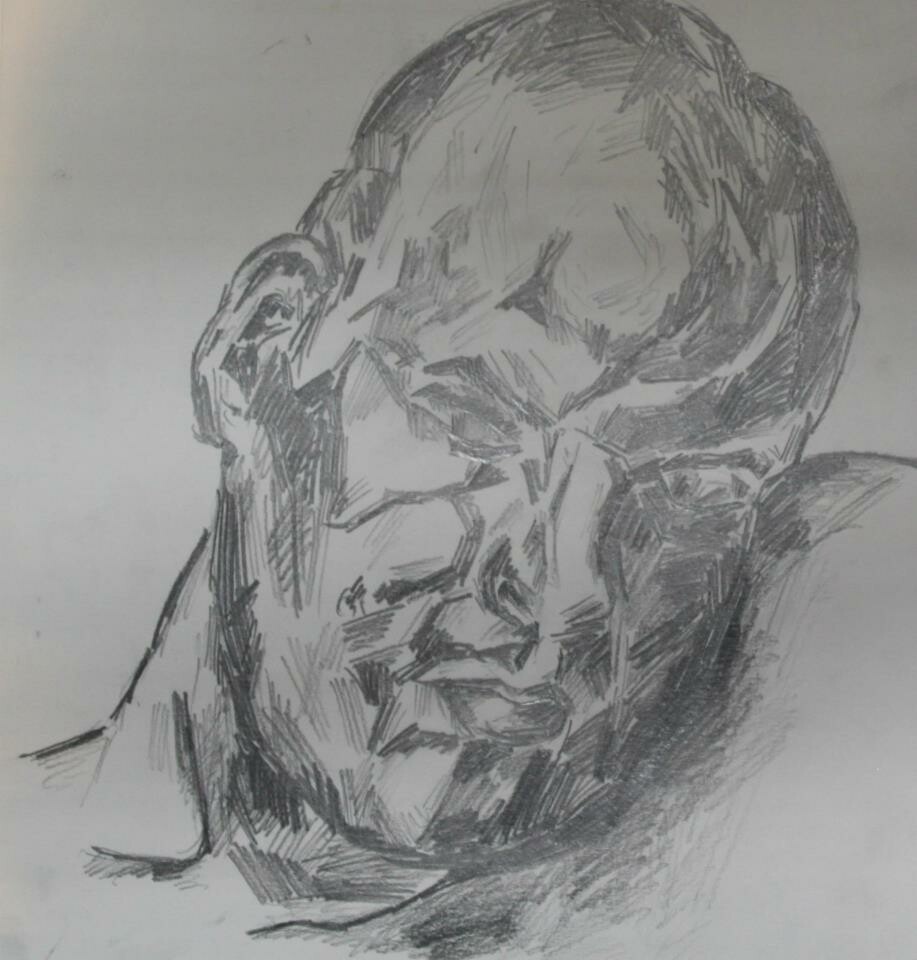 ArtStation - Study of "Leigh Bowery" by Lucian Freud.