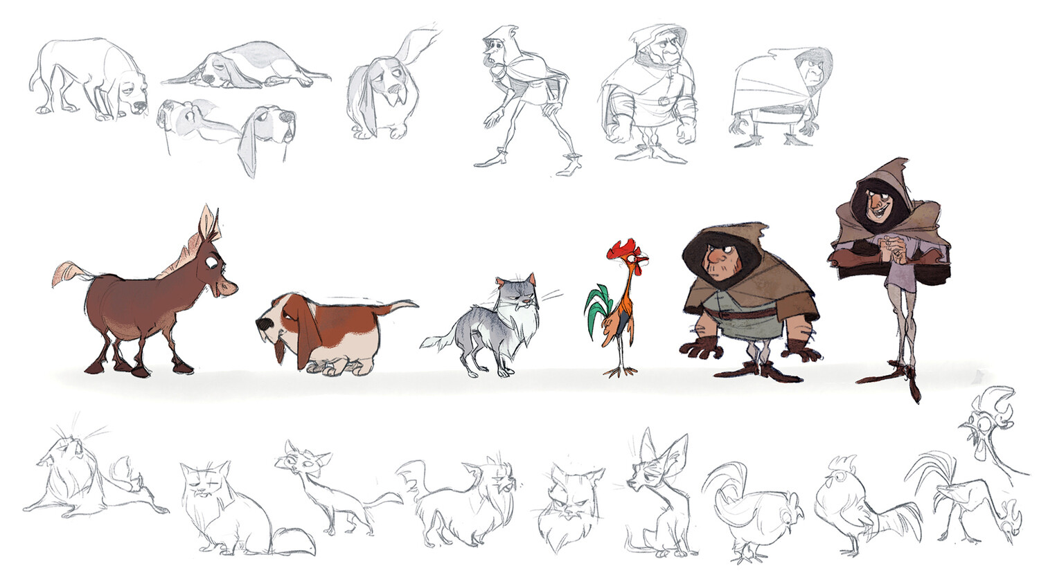 ArtStation - Project: Musicians of Bremen - character design