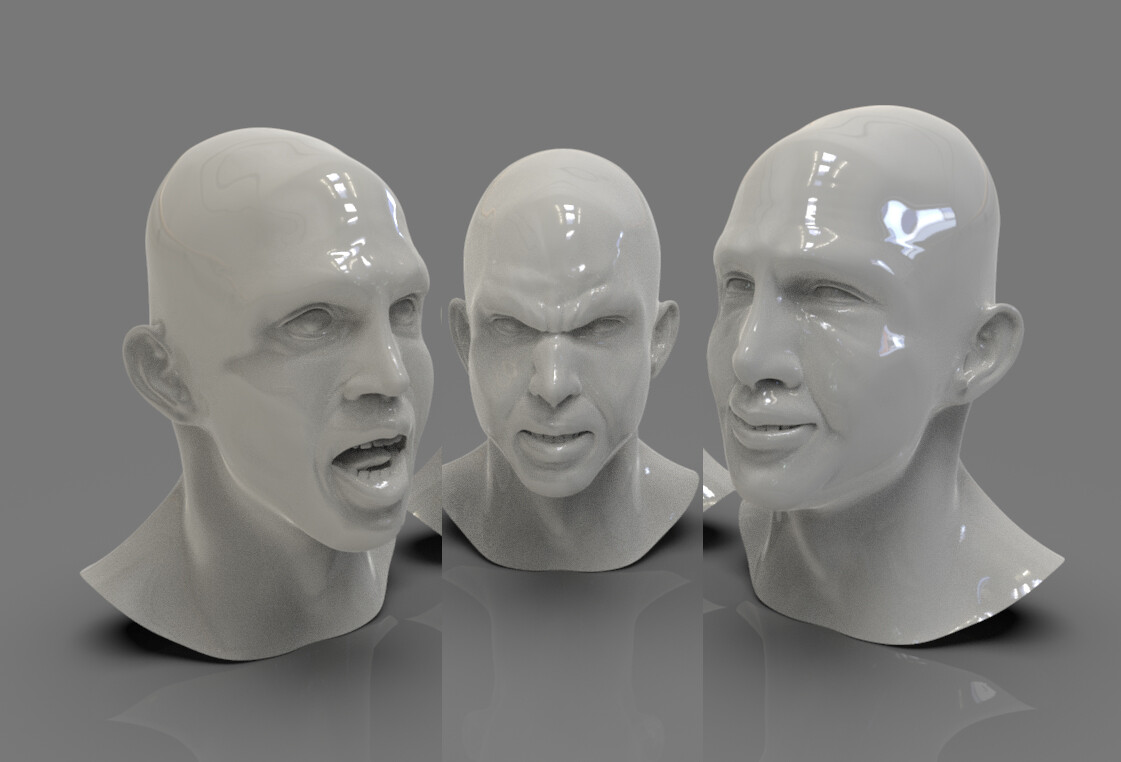 ArtStation - animum3d faces work