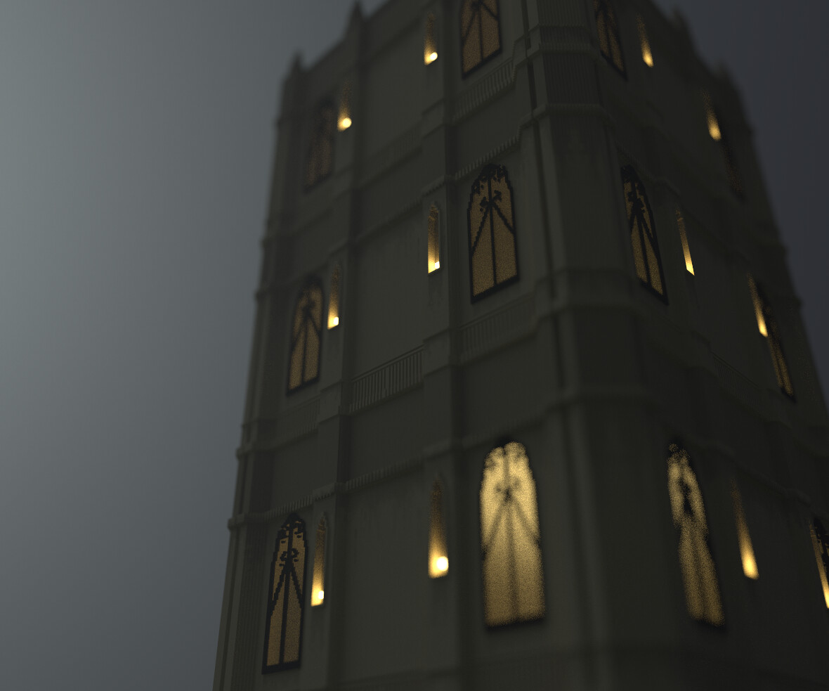ArtStation - Random Voxel Church