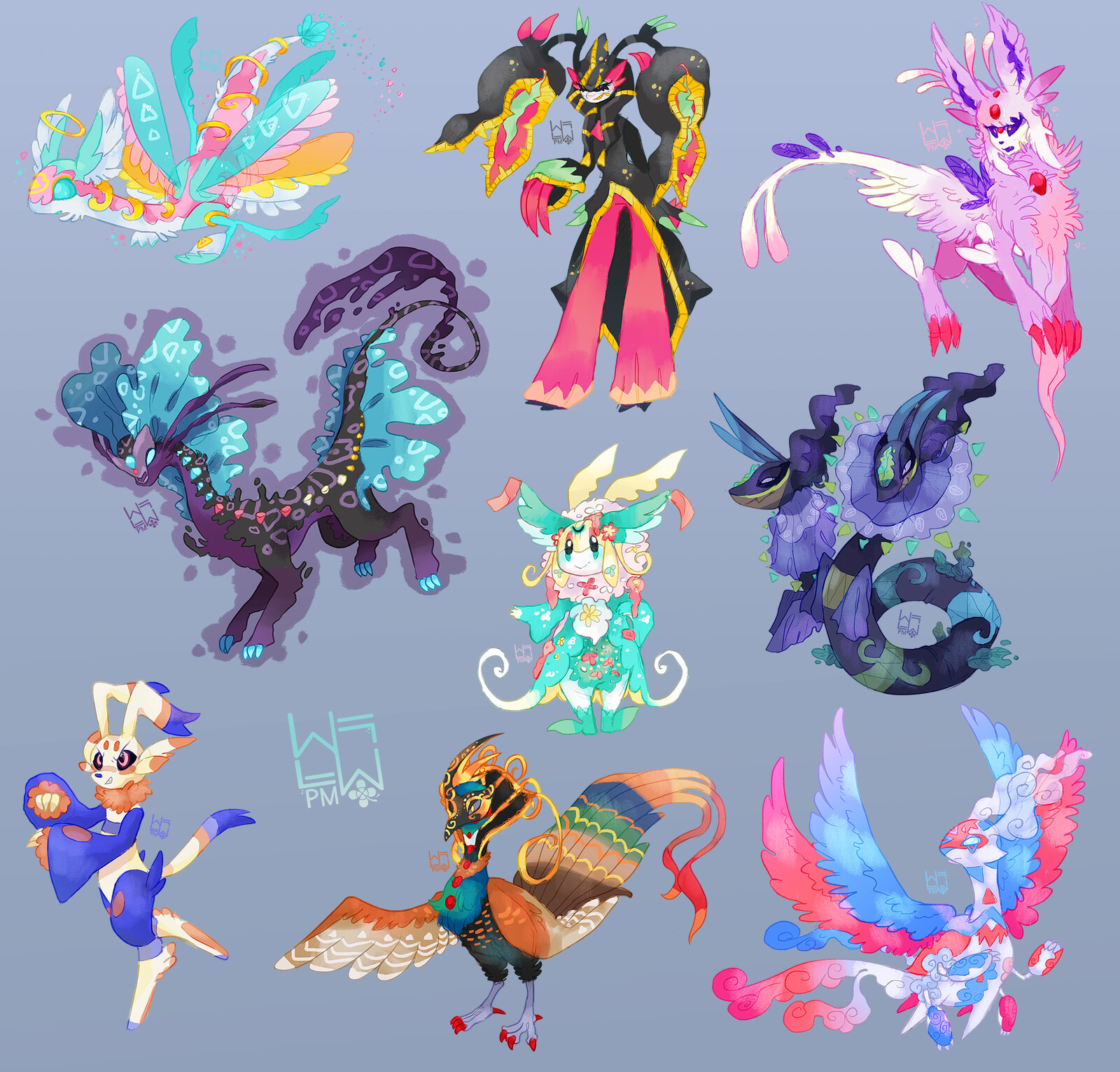Awesome Pokemon Fusions Drawings
