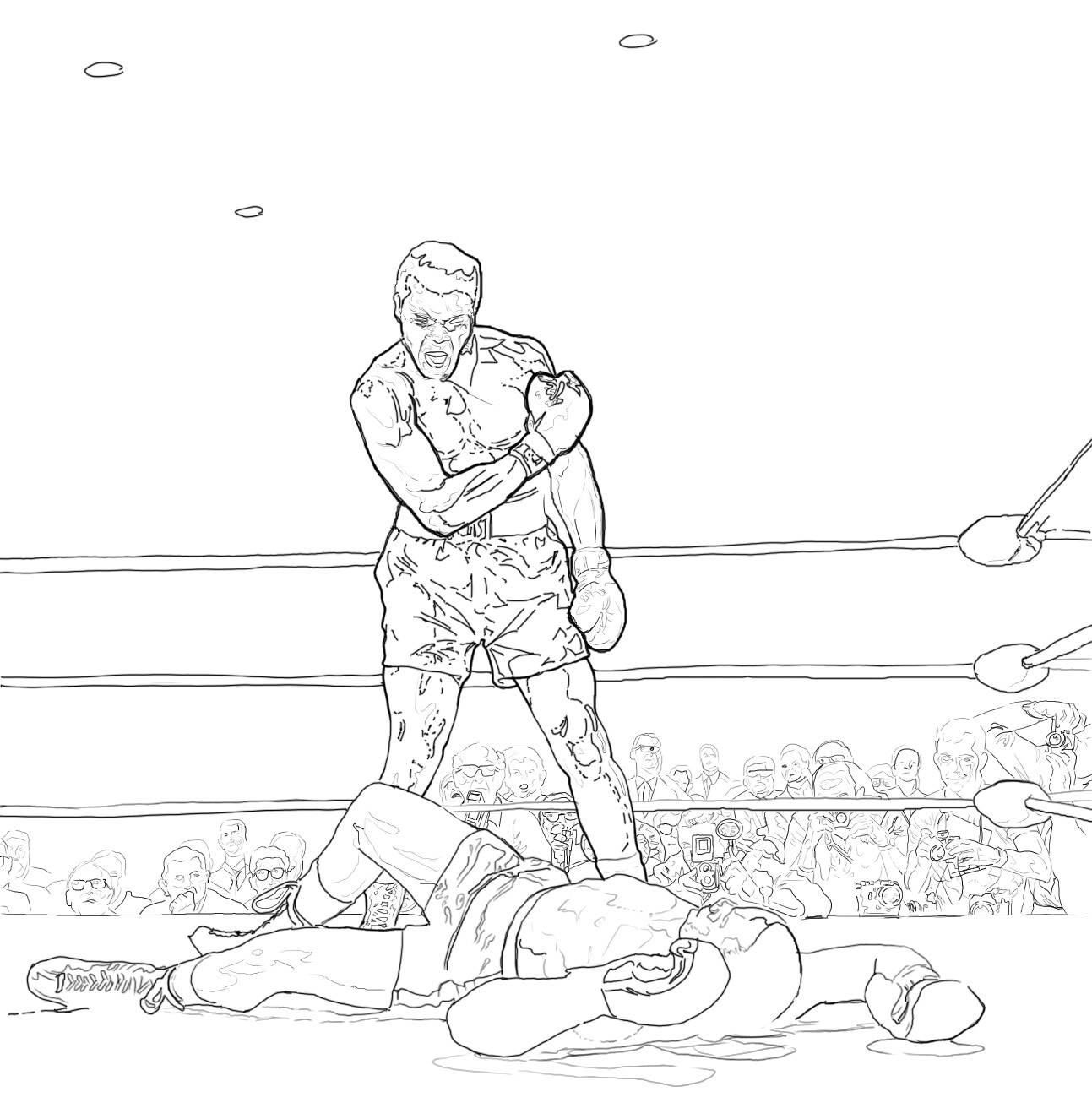 muhammad ali coloring sheet