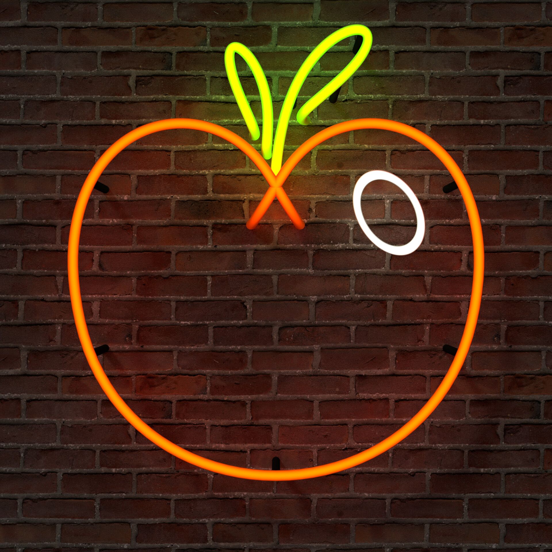 ArtStation - Apple Neon Sign