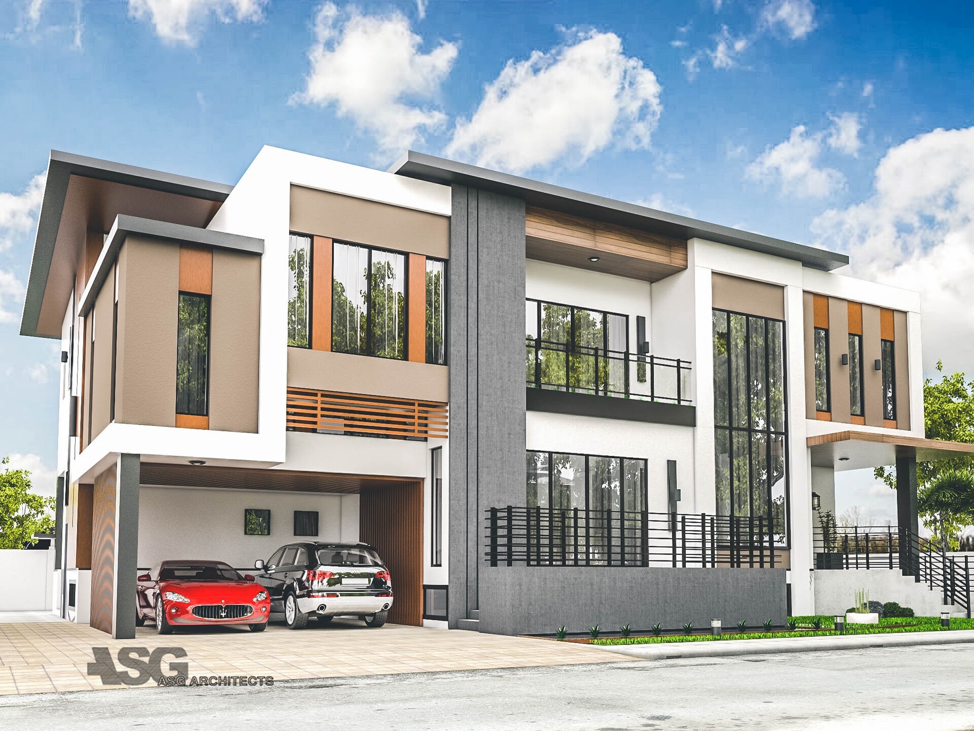 ArtStation - Neo-Modern Hybrid Residential Design (To see actual site ...