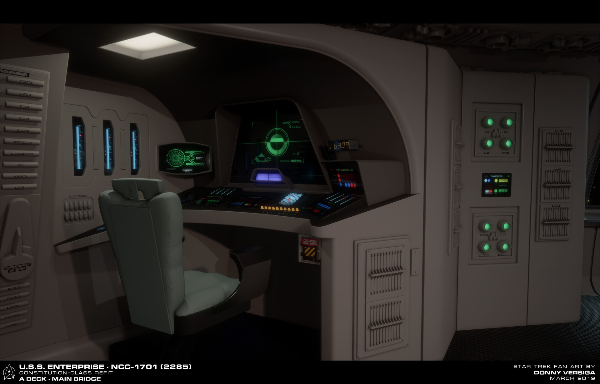 Donny Versiga - U.S.S. Enterprise Bridge - The Wrath of Khan