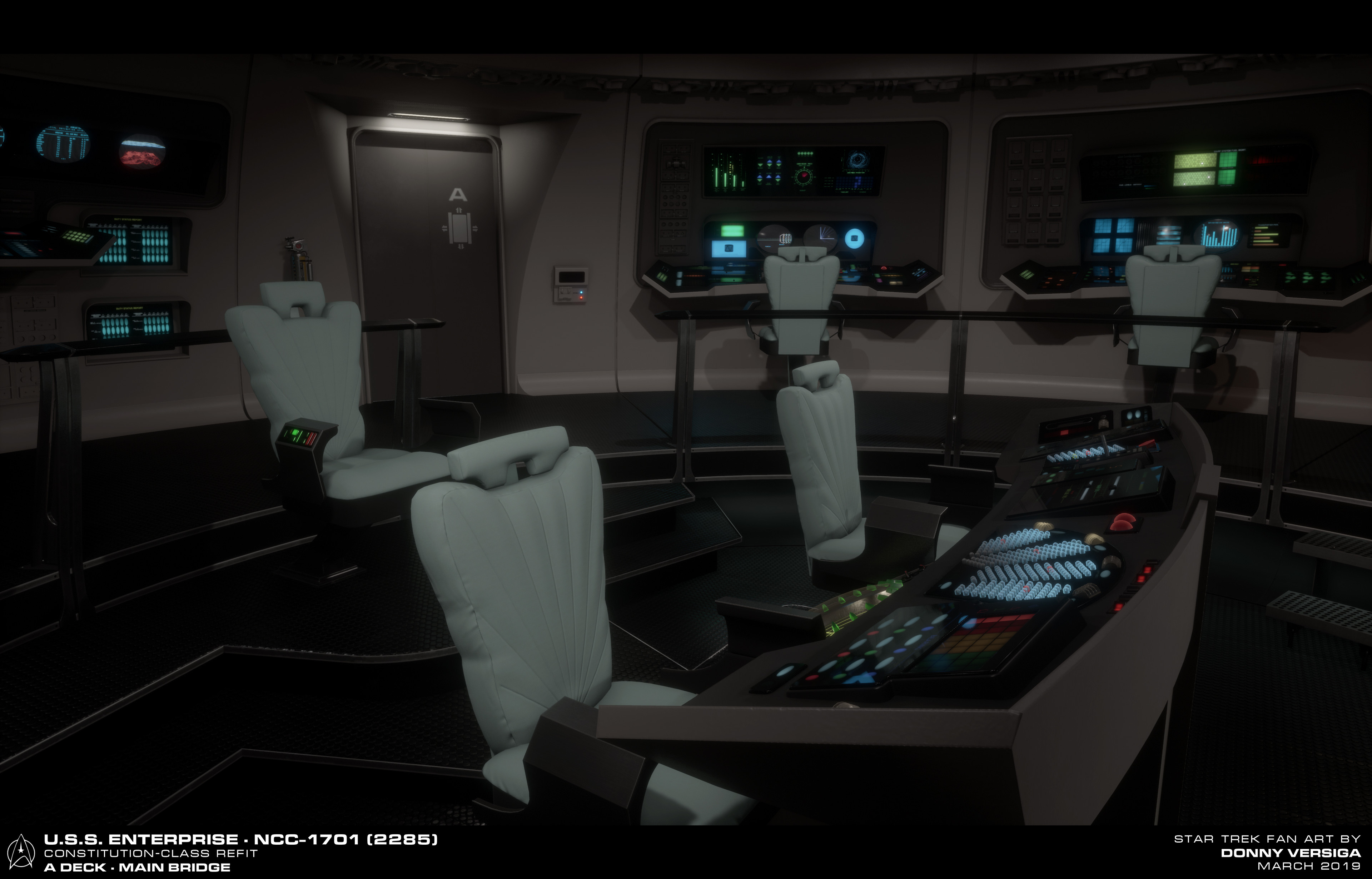 Donny Versiga - U.S.S. Enterprise Bridge - The Wrath of Khan