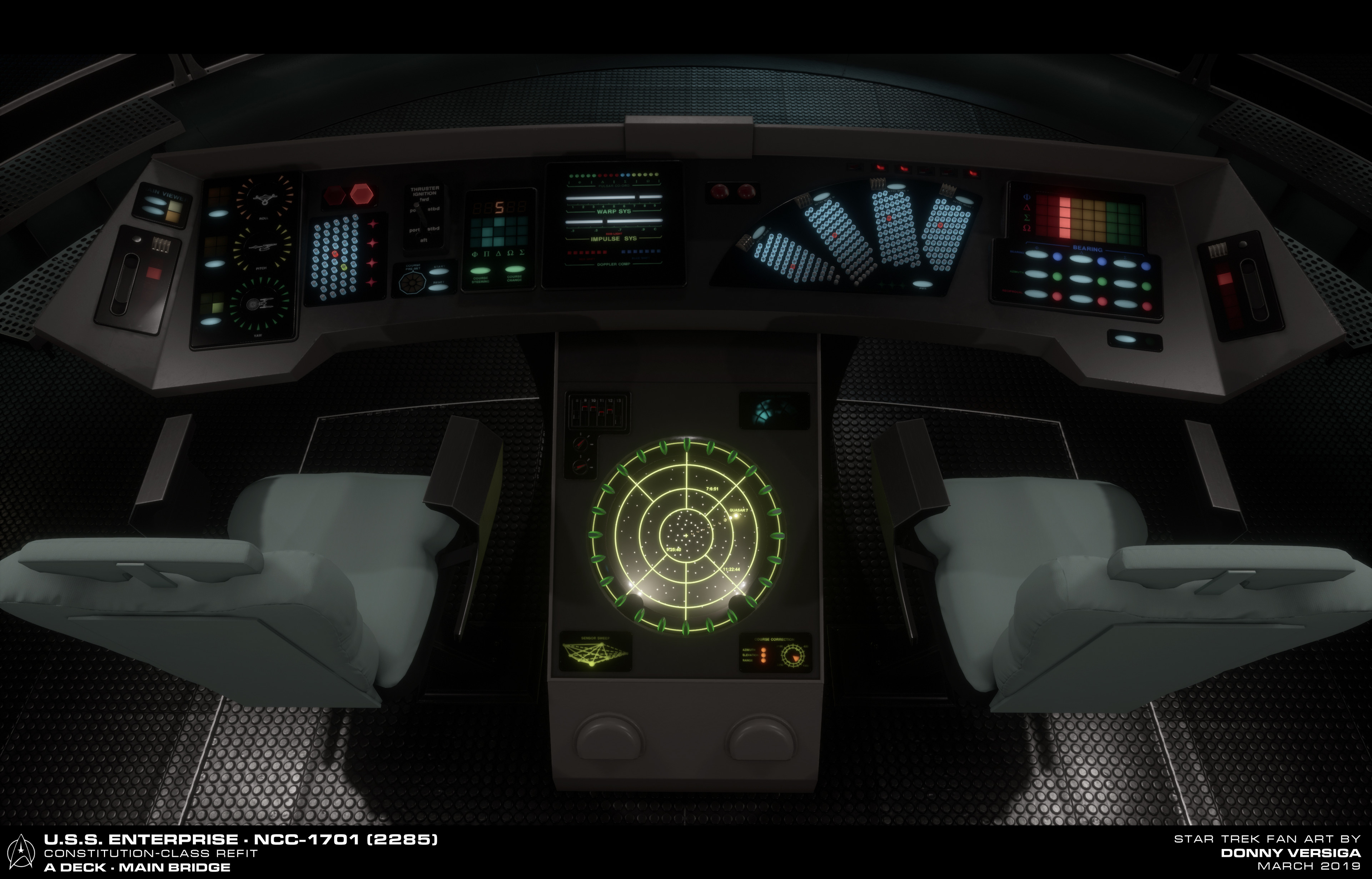 Donny Versiga - U.S.S. Enterprise Bridge - The Wrath of Khan