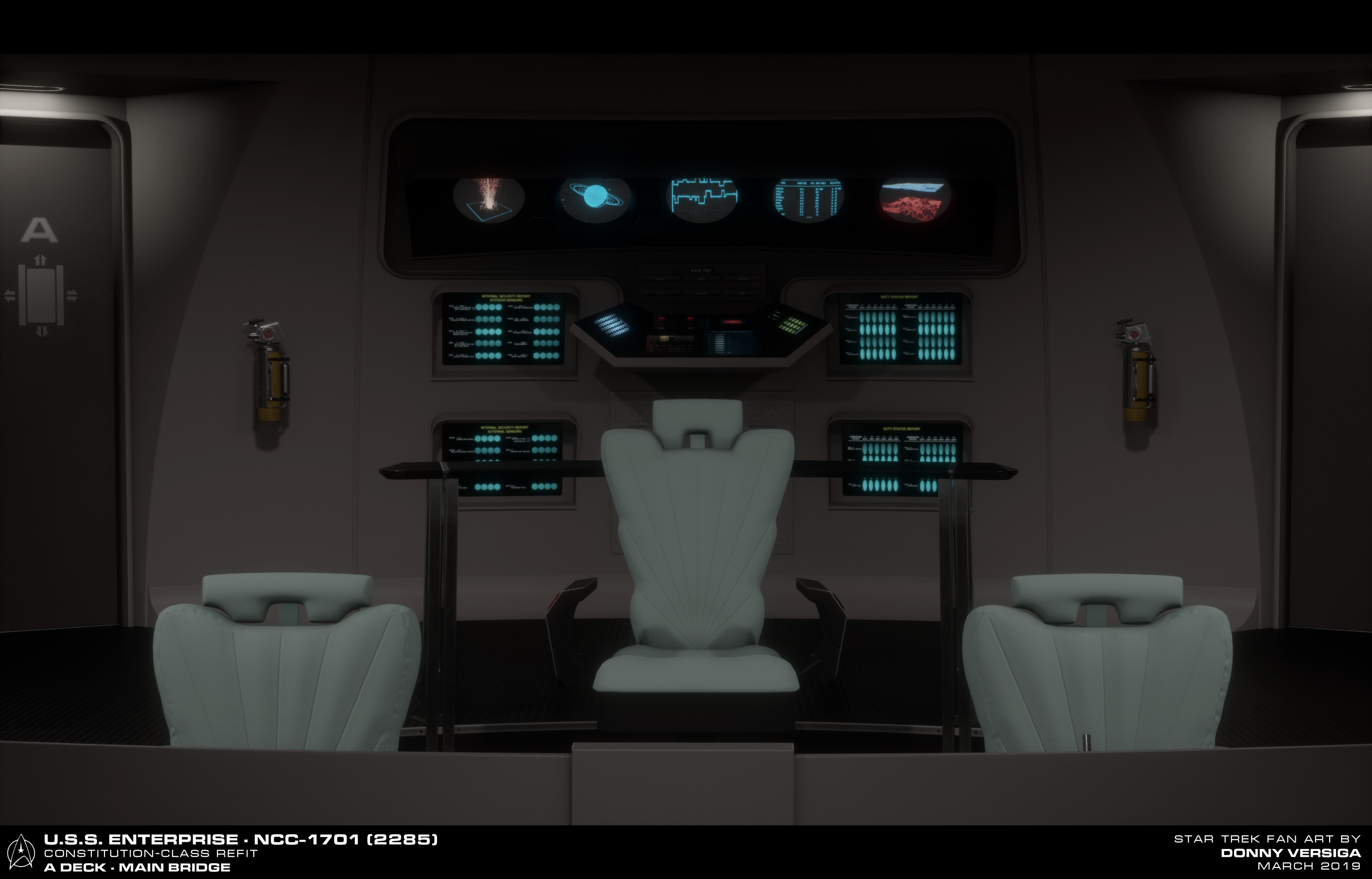 Donny Versiga - U.S.S. Enterprise Bridge - The Wrath of Khan