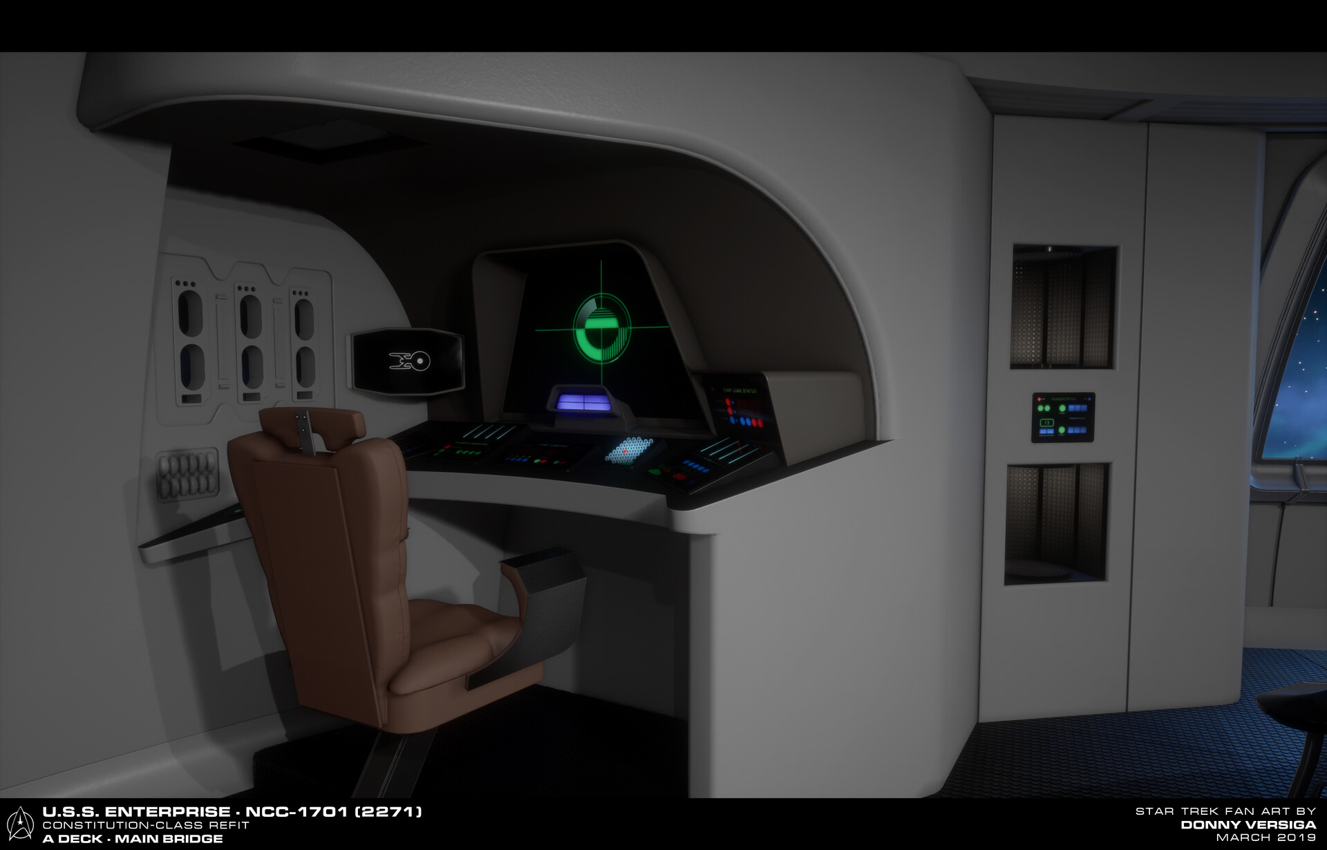 Donny Versiga - U.S.S. Enterprise Bridge - The Motion Picture