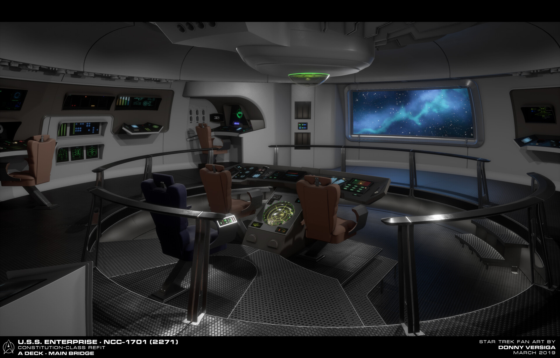 Donny Versiga - U.S.S. Enterprise Bridge - The Motion Picture