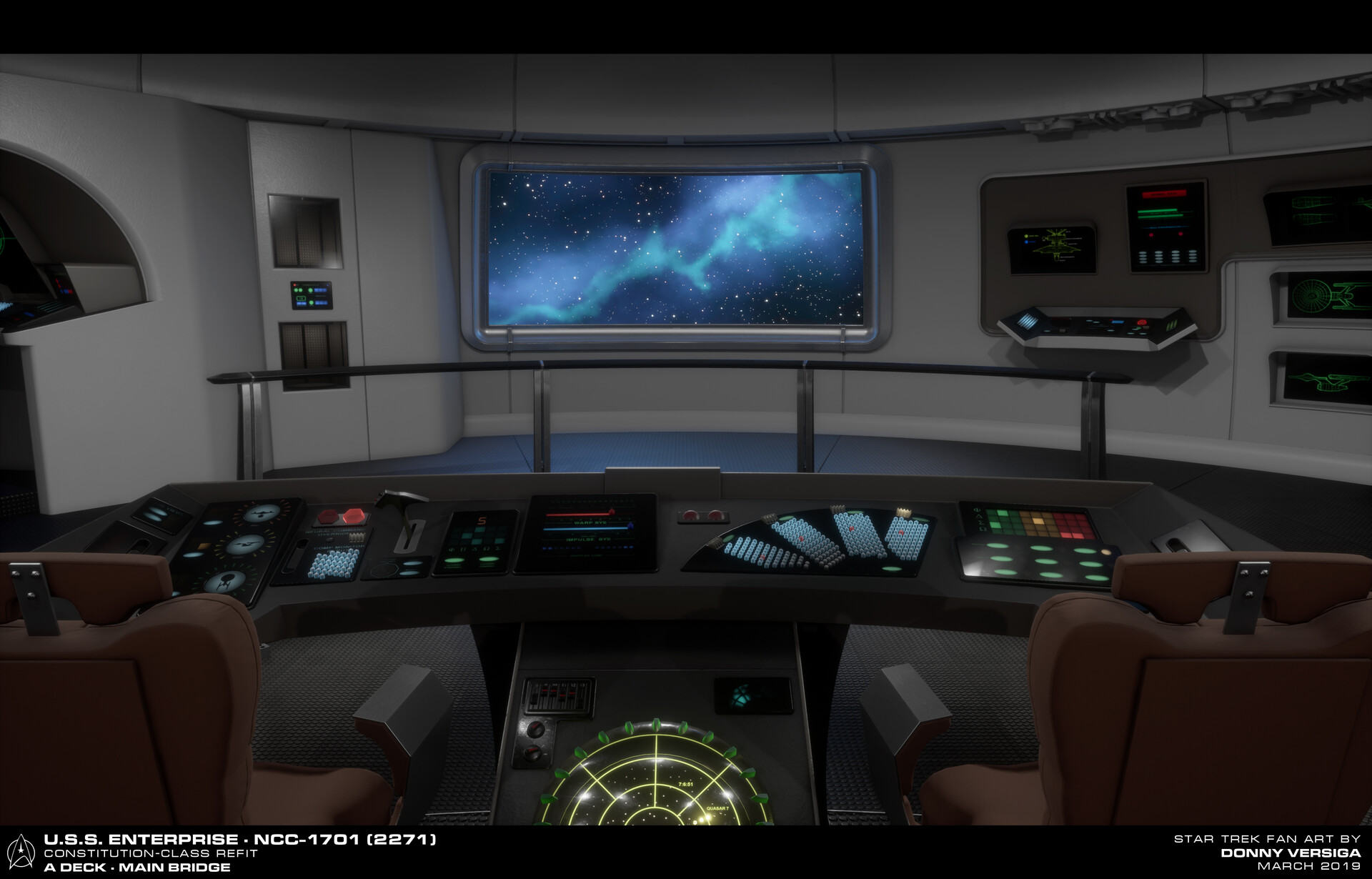 Donny Versiga - U.S.S. Enterprise Bridge - The Motion Picture