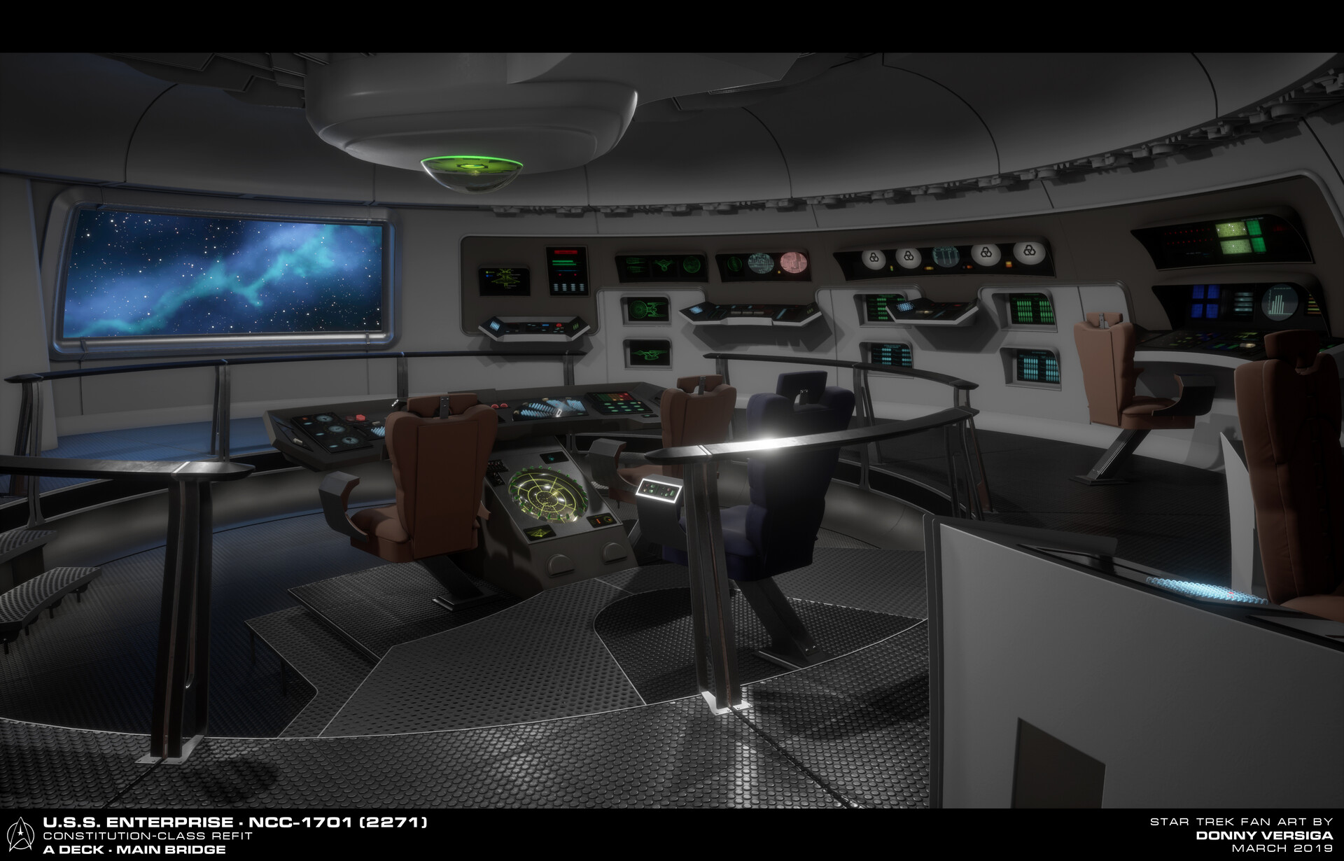 Donny Versiga - U.S.S. Enterprise Bridge - The Motion Picture