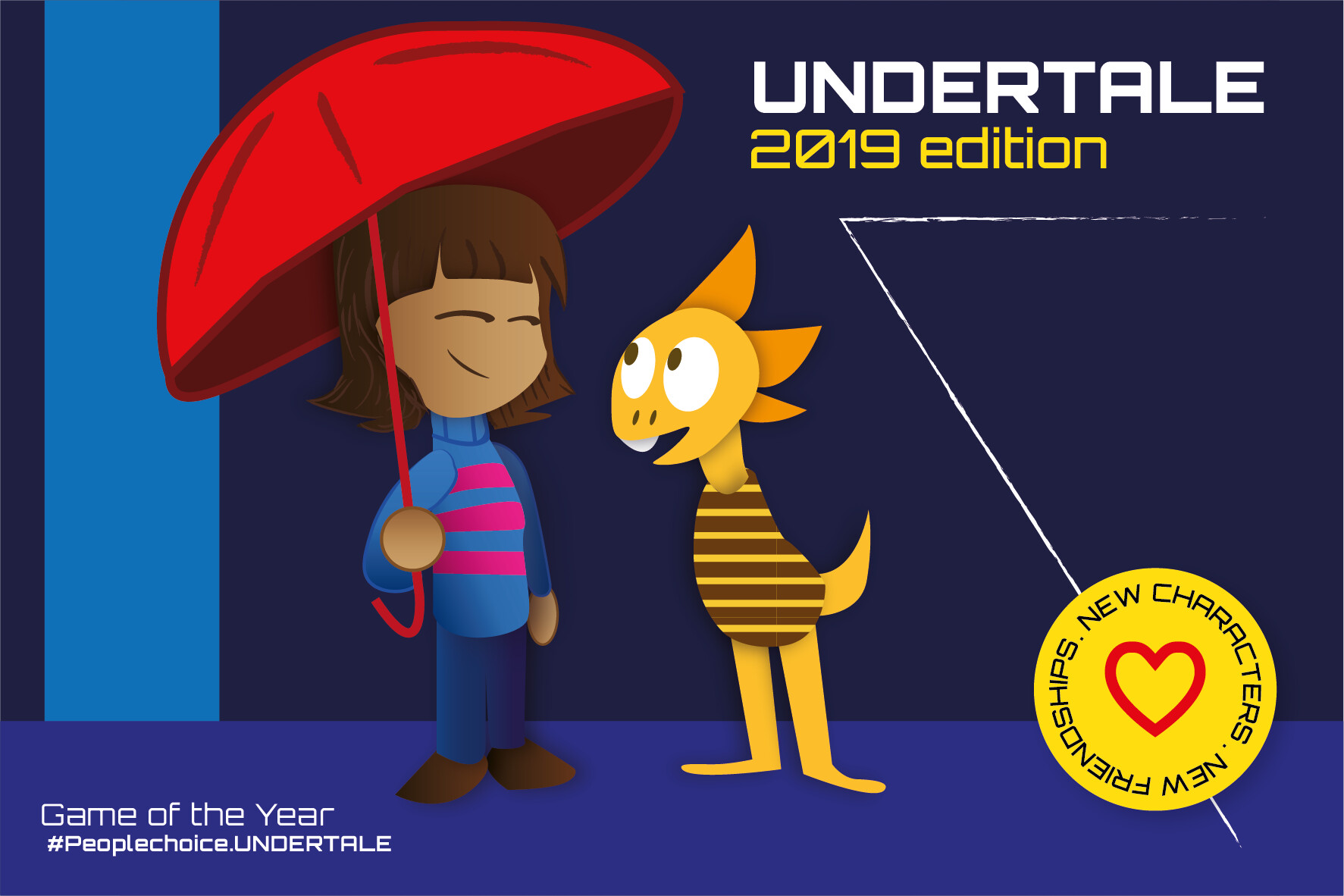Aurora Fernandes - Undertale Poster and Postcard Illustration