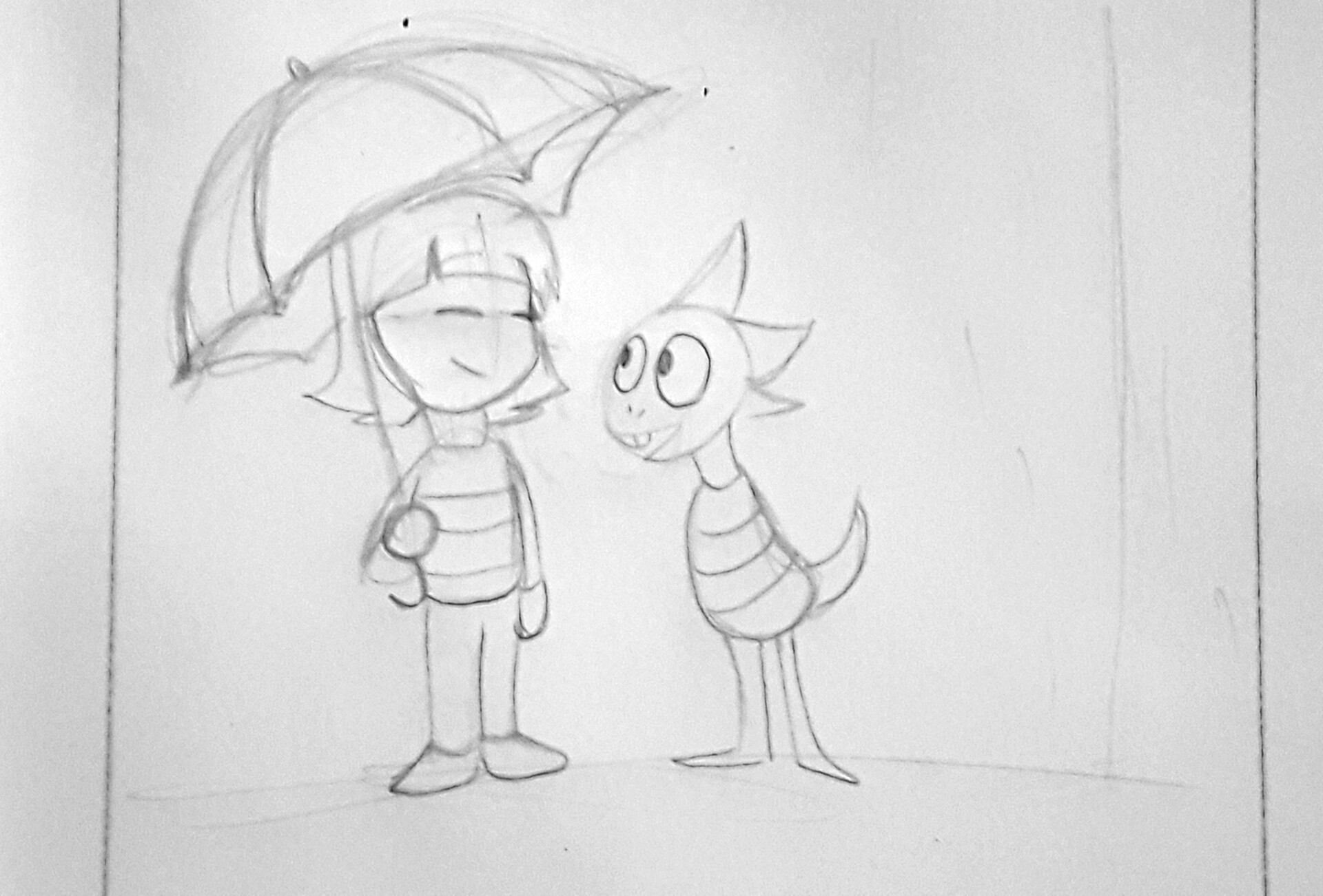 Aurora Fernandes - Undertale Poster and Postcard Illustration