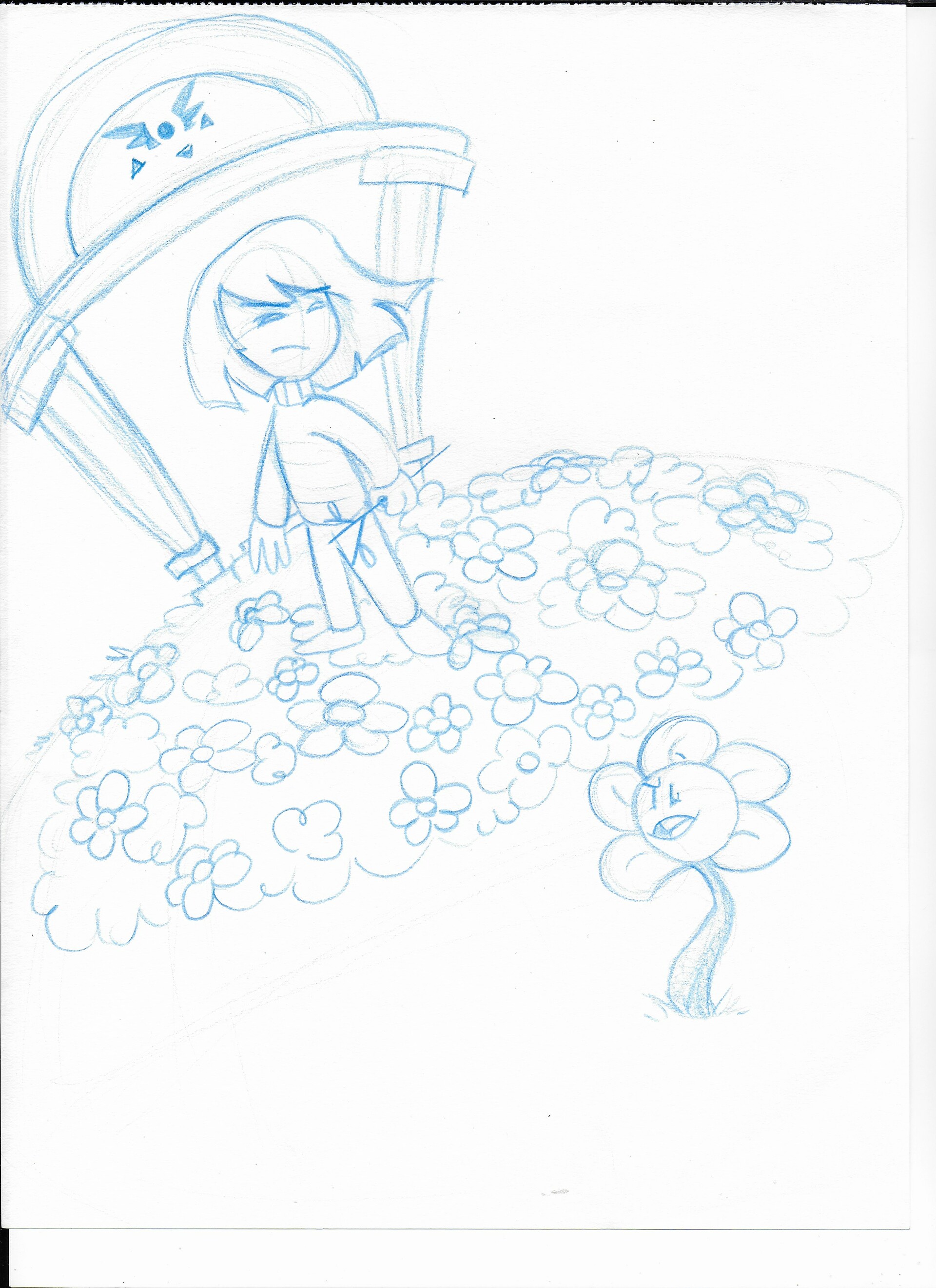 Aurora Fernandes - Undertale Poster and Postcard Illustration