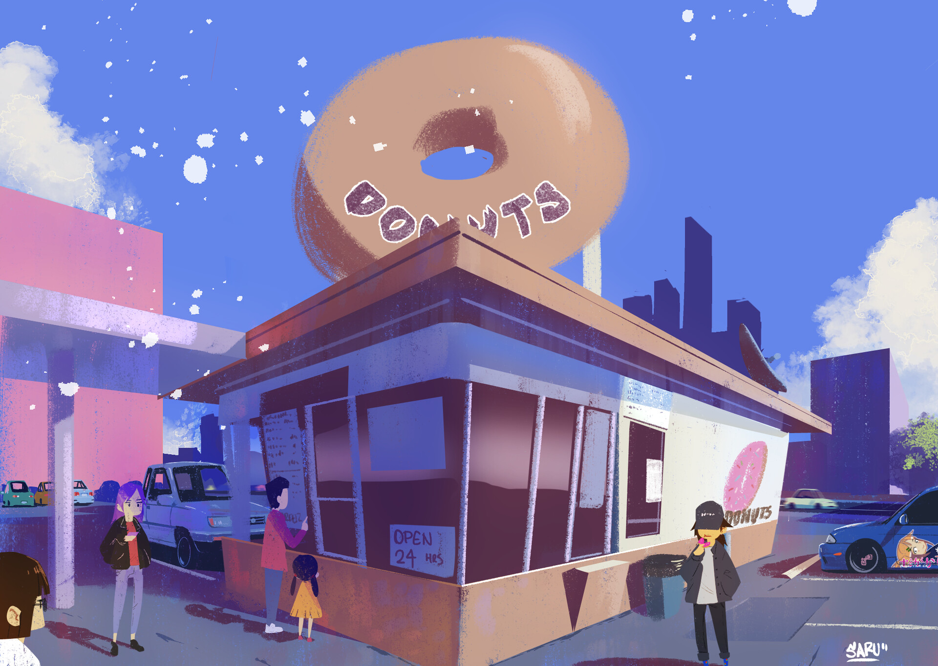 ArtStation - Summer Donuts