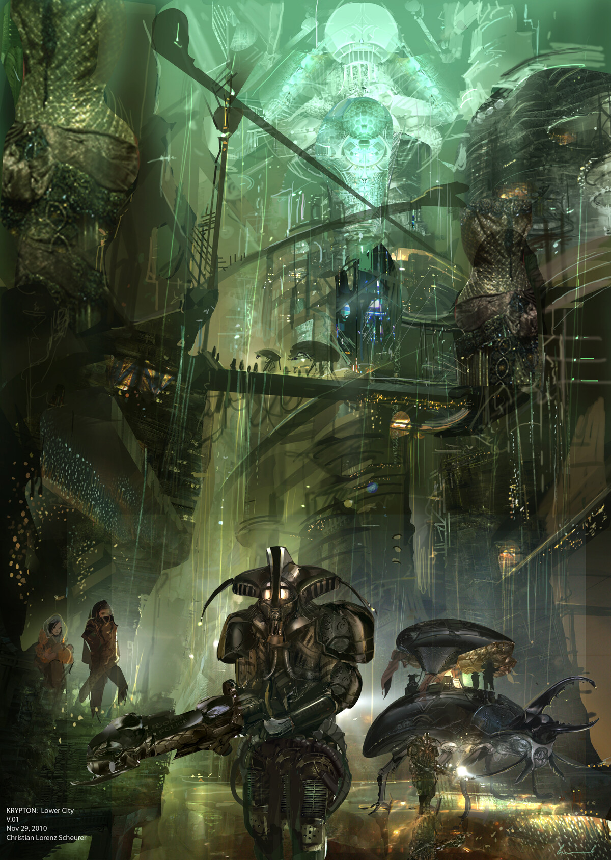 OTHER: Krypton Concept Art by Christian Scheurer : r/DC_Cinematic