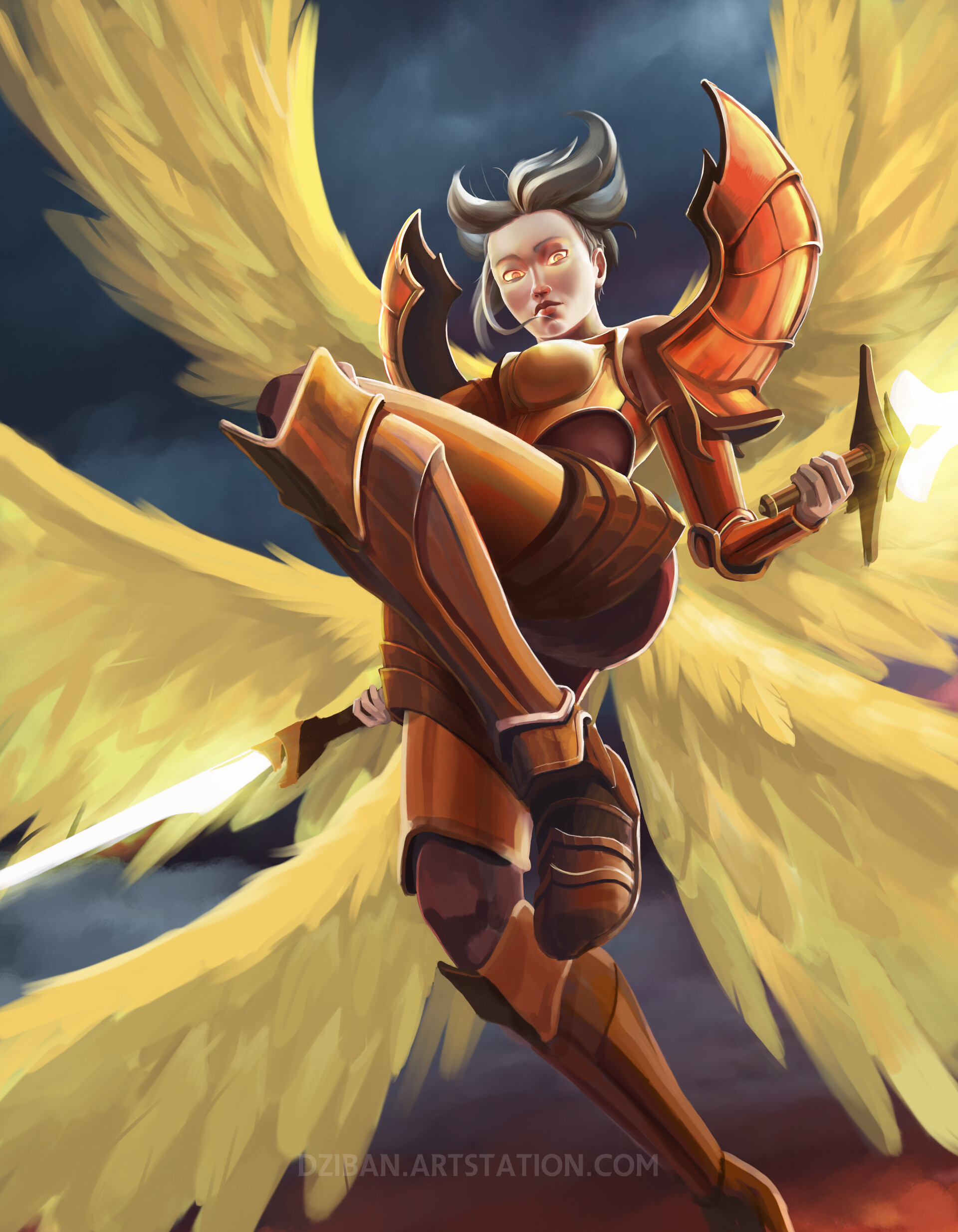 ArtStation - Kayle (rework) - Fan Art