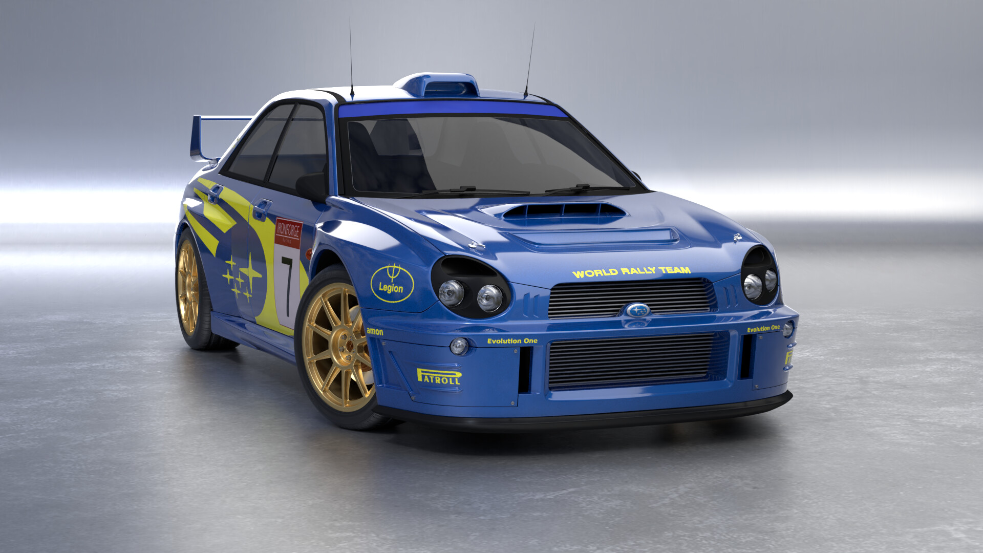 ArtStation - Subaru Impreza generation II