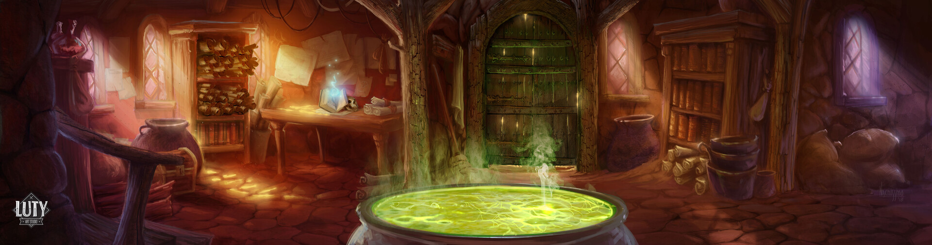 ArtStation - Merlin's house interior