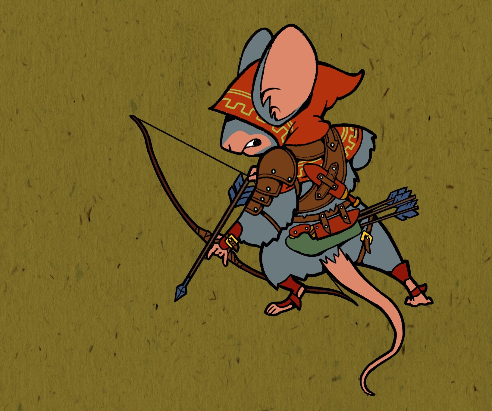 ArtStation - Mouse warrior