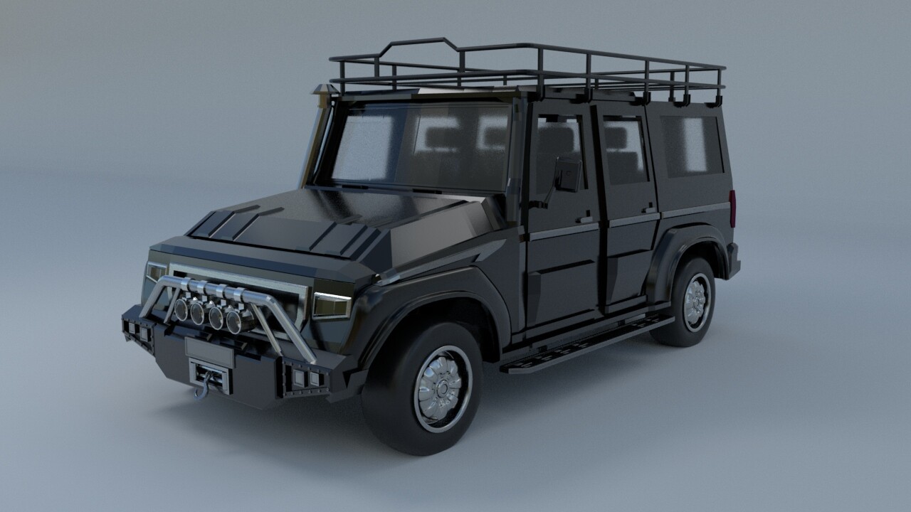 ArtStation - Off Road car 3D model