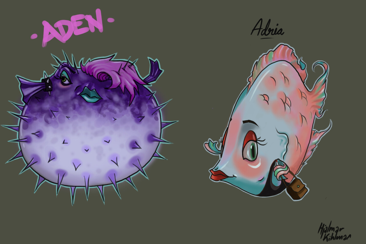 ArtStation - Hooked Up - Character Concepts