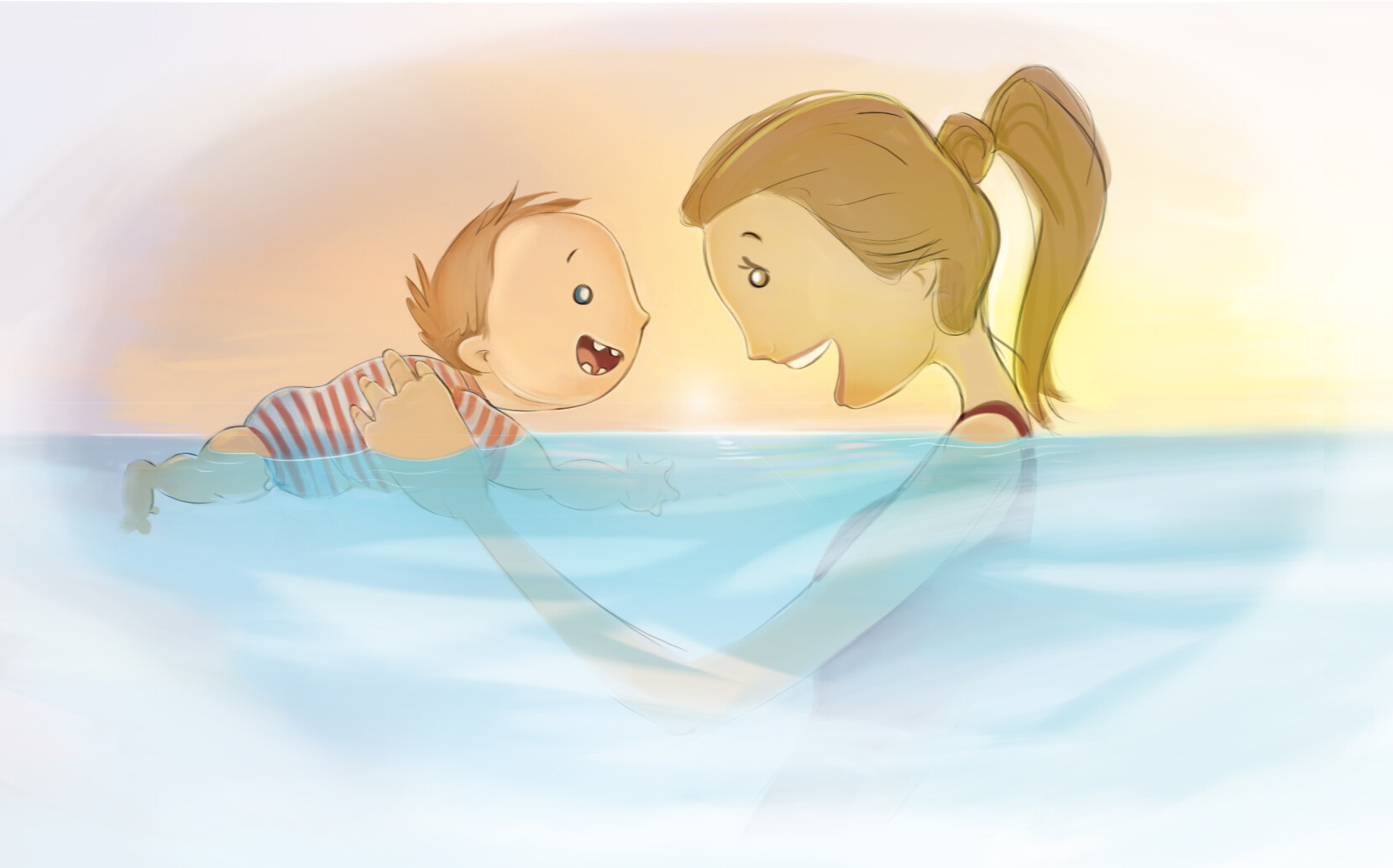 Ant Harding - Holiday based animated safety film Concept for Airline Client