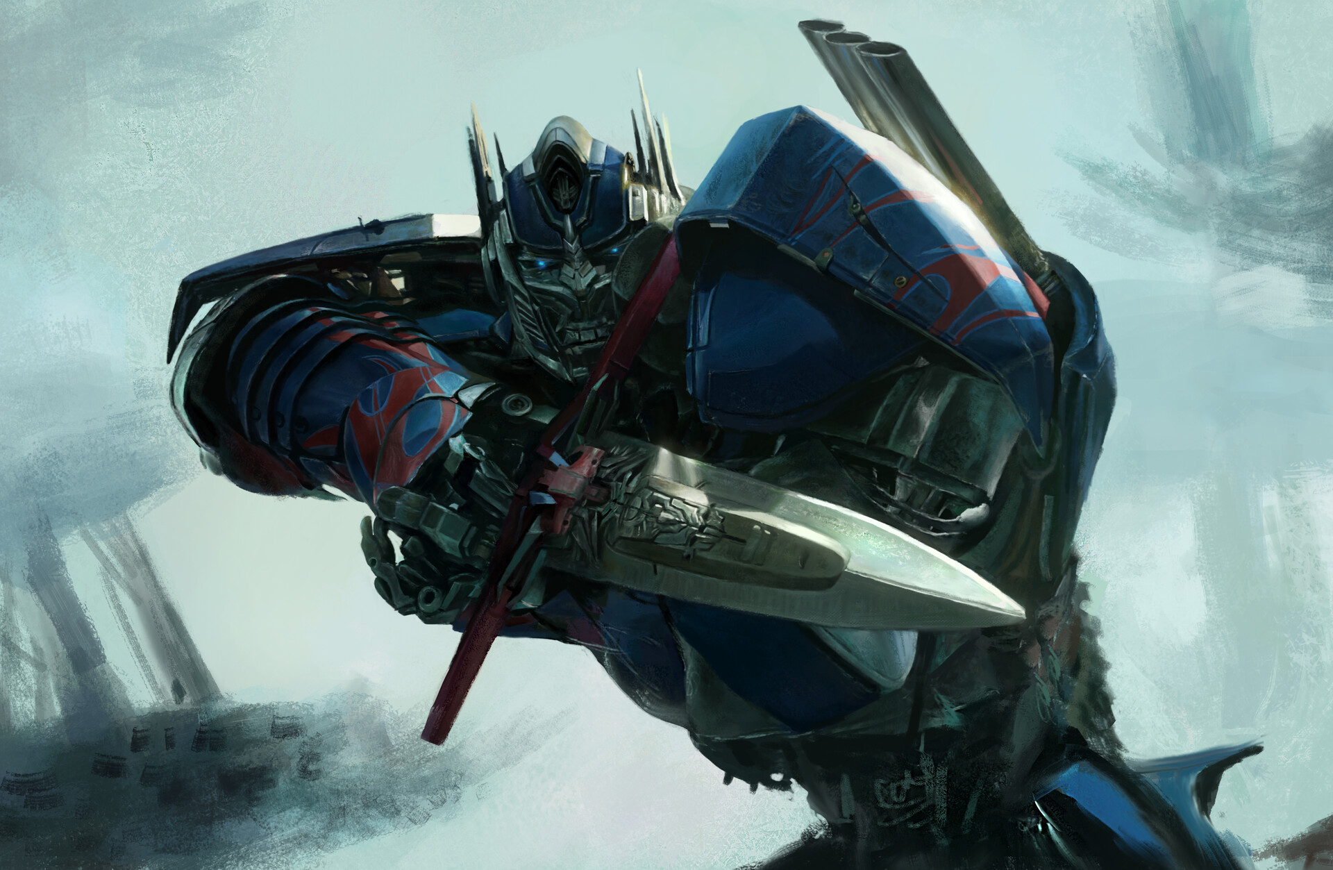 ArtStation - study—Optimus Prime