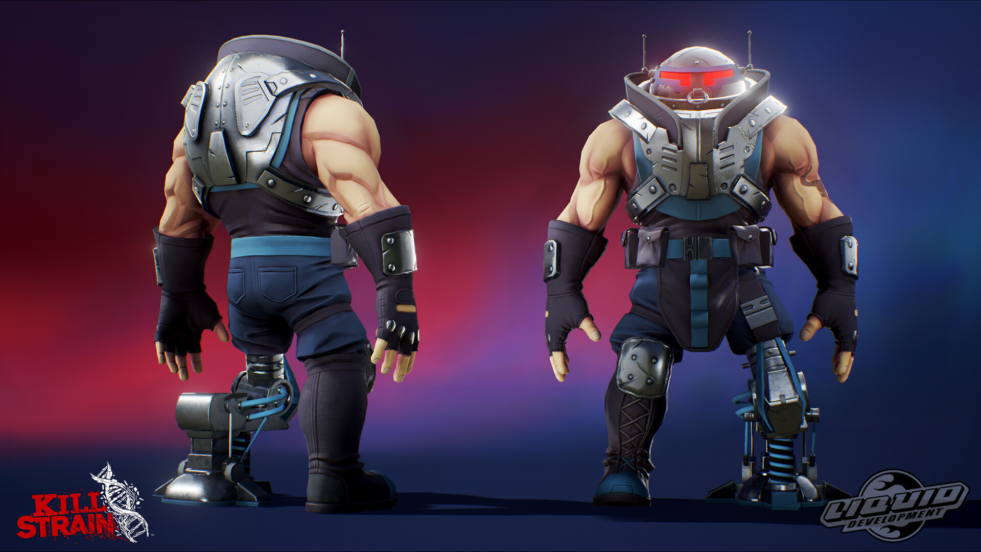 Liquid Development - Kill Strain - Hacksaw 3D Character