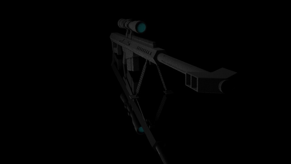 ArtStation - Barrett 50 cal