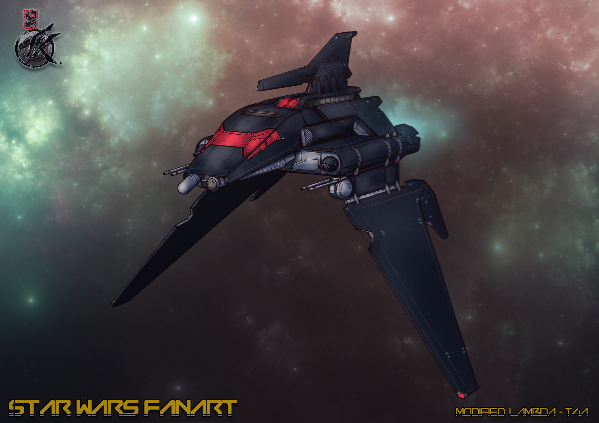 ArtStation - Modified Lambda T4A STAR WARS Fanart