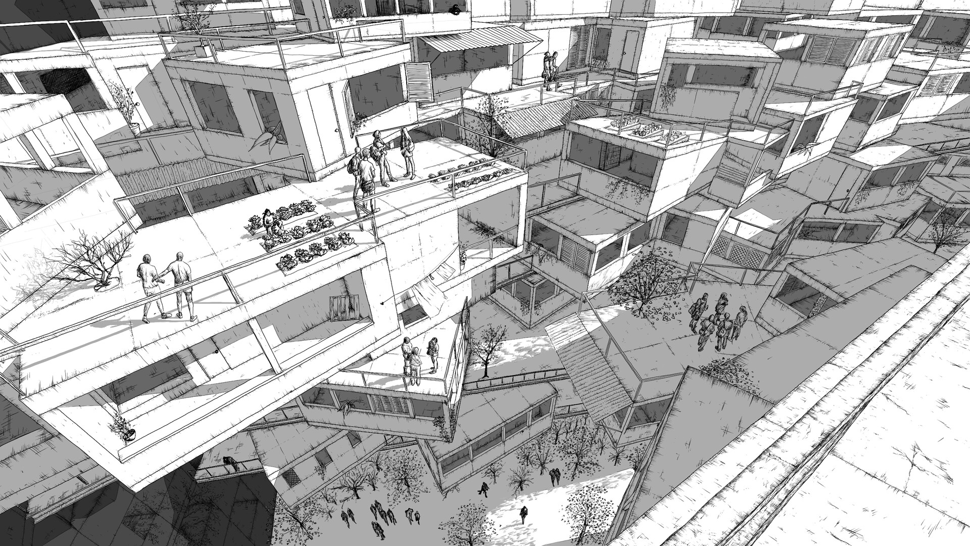 ArtStation - High Density Housing