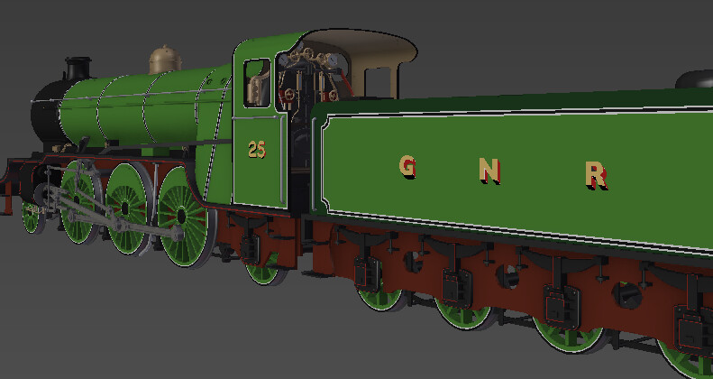 Fabian Gutierrez - The GNR Goodwill Class Steam Locomotive (Original ...