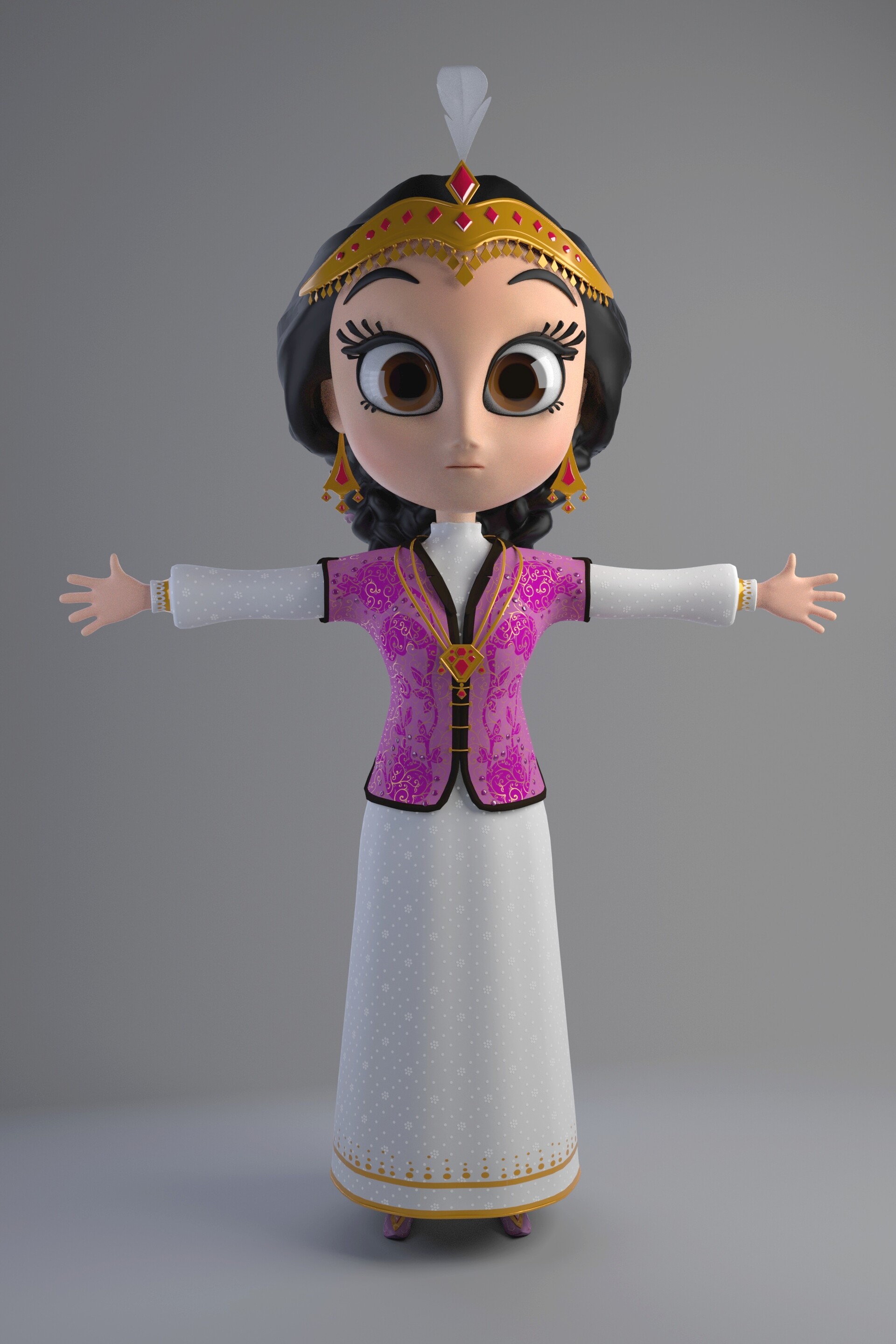 ArtStation - Quine of animation movie "Kenja botir 2"