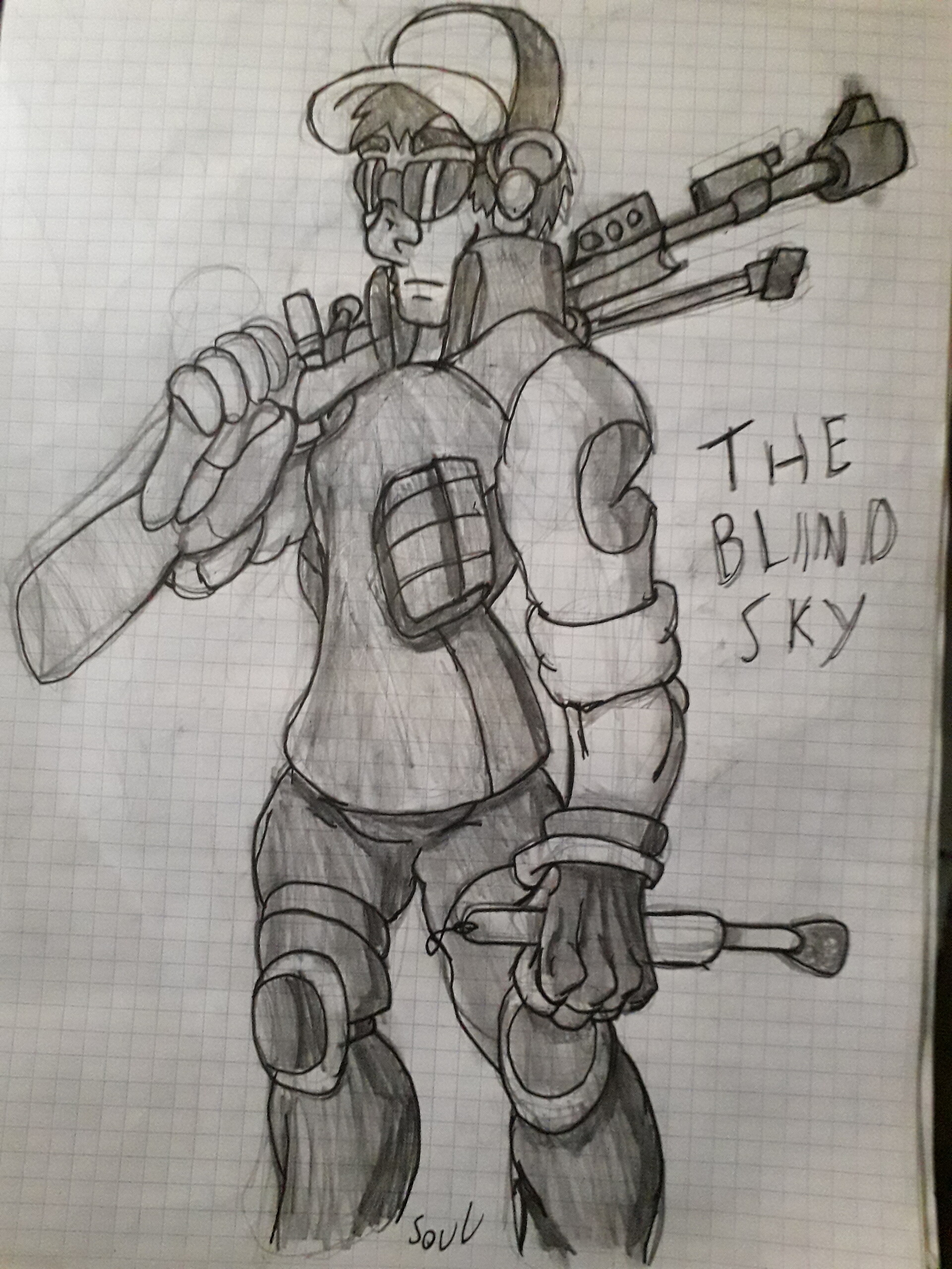 ArtStation - project enemy for my comic: the blind sky